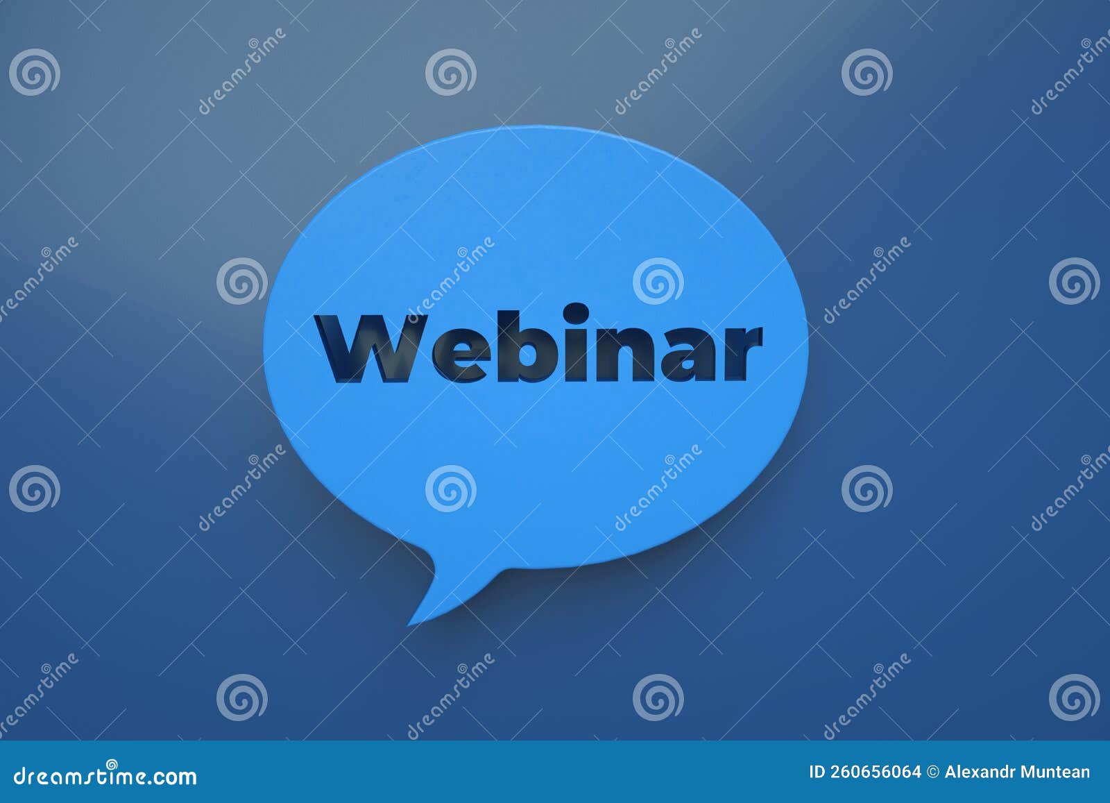 Logo for online webinar stock illustration. Illustration of blue ...