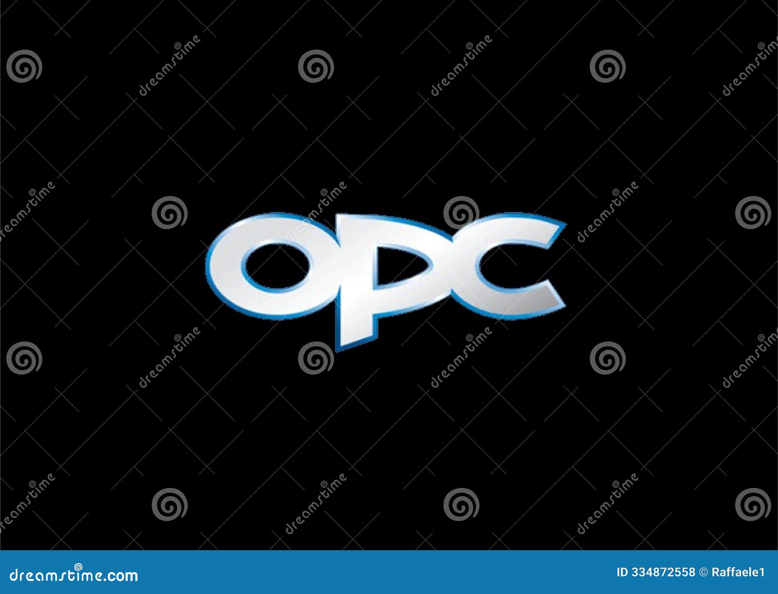 Logo OPC stock illustration. Illustration of format - 334872558
