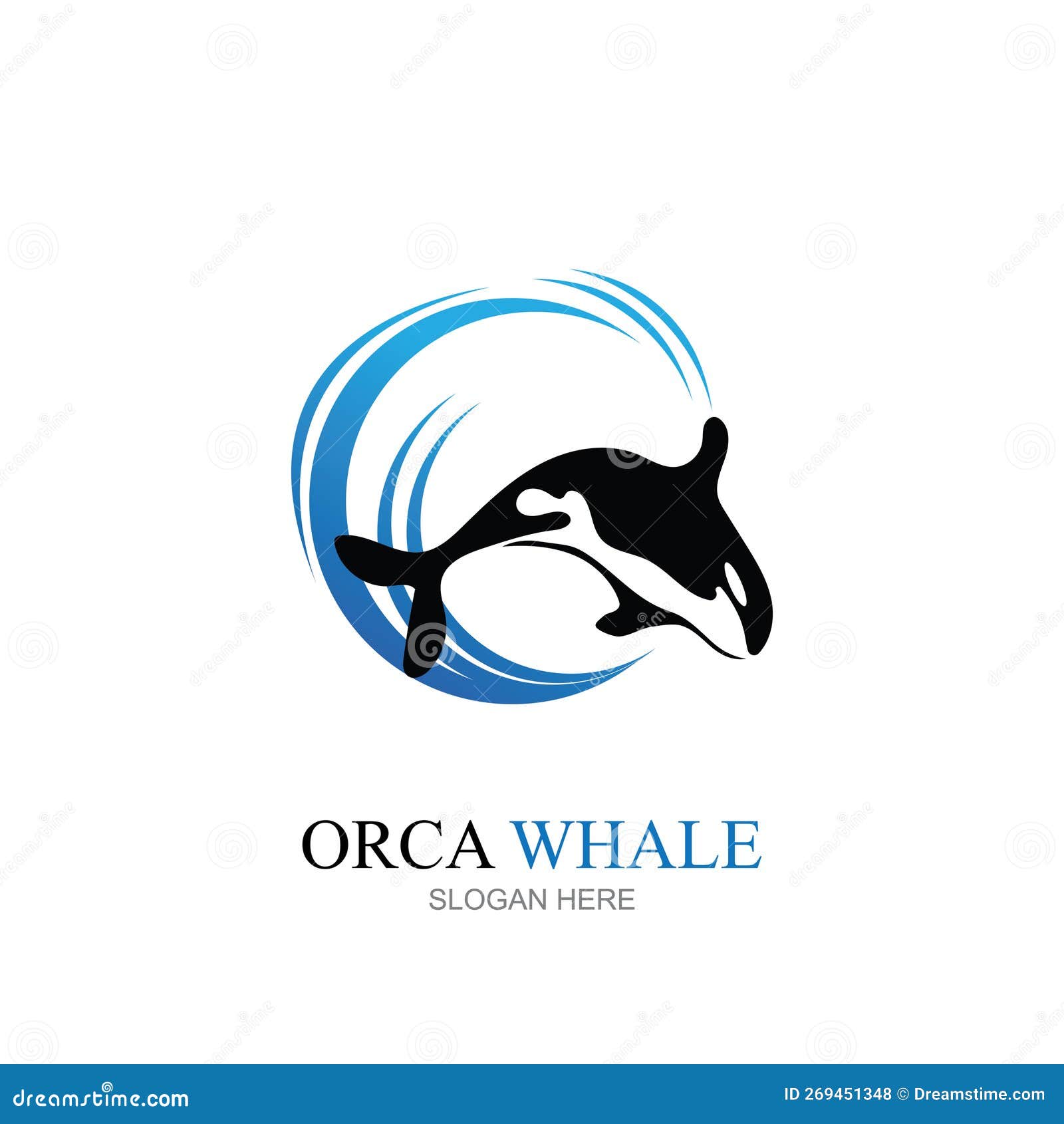 Logo Orca Illustration Vectorielle Sur Design Tendance Illustration de ...