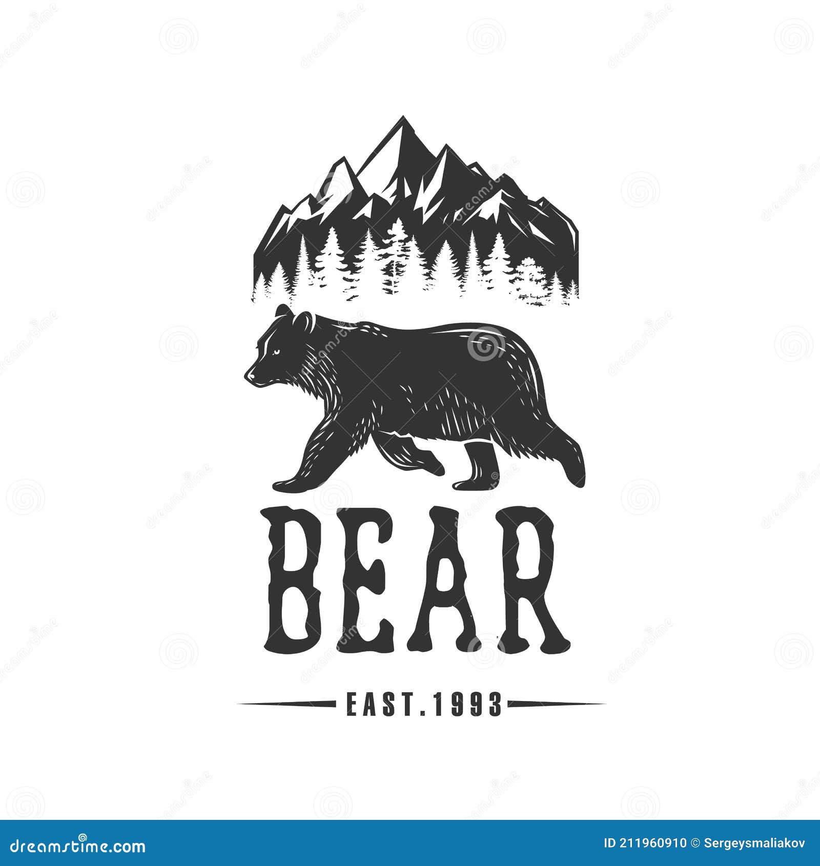 Logo Ours. Logotype Vectoriel Illustration de Vecteur - Illustration du ...