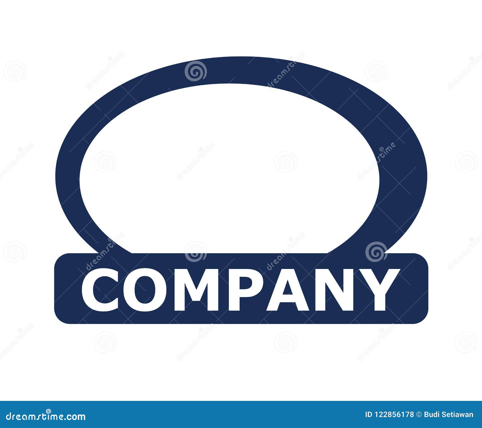 Logo ovale 5 illustration de vecteur. Illustration du éducation - 122856178