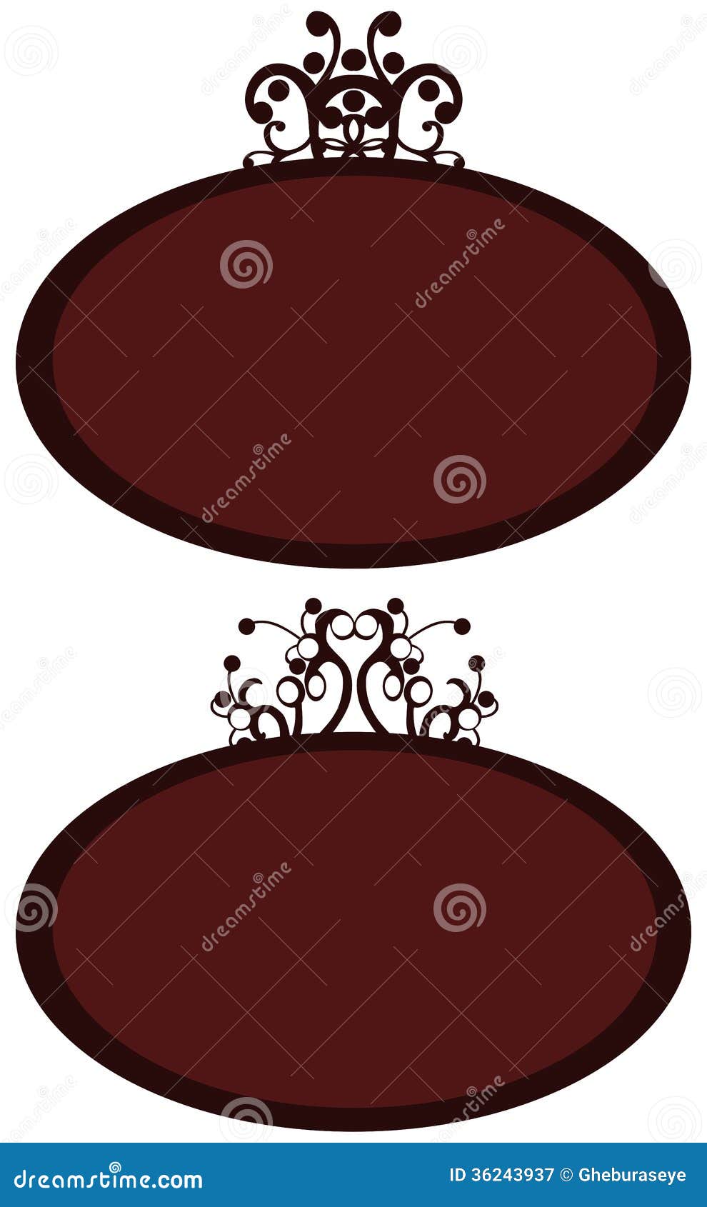 Logo ovale illustration stock. Illustration du imagination - 36243937