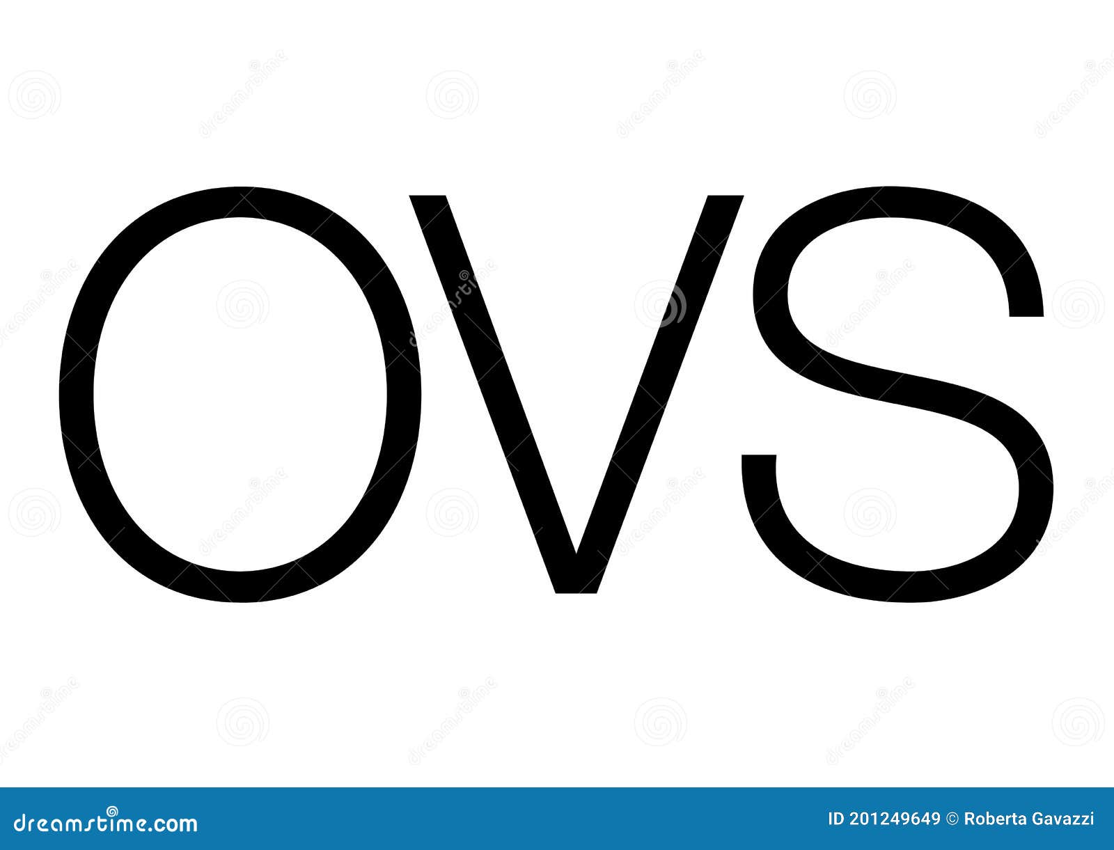 Logo of OVS stock illustration. Illustration of kids - 201249649