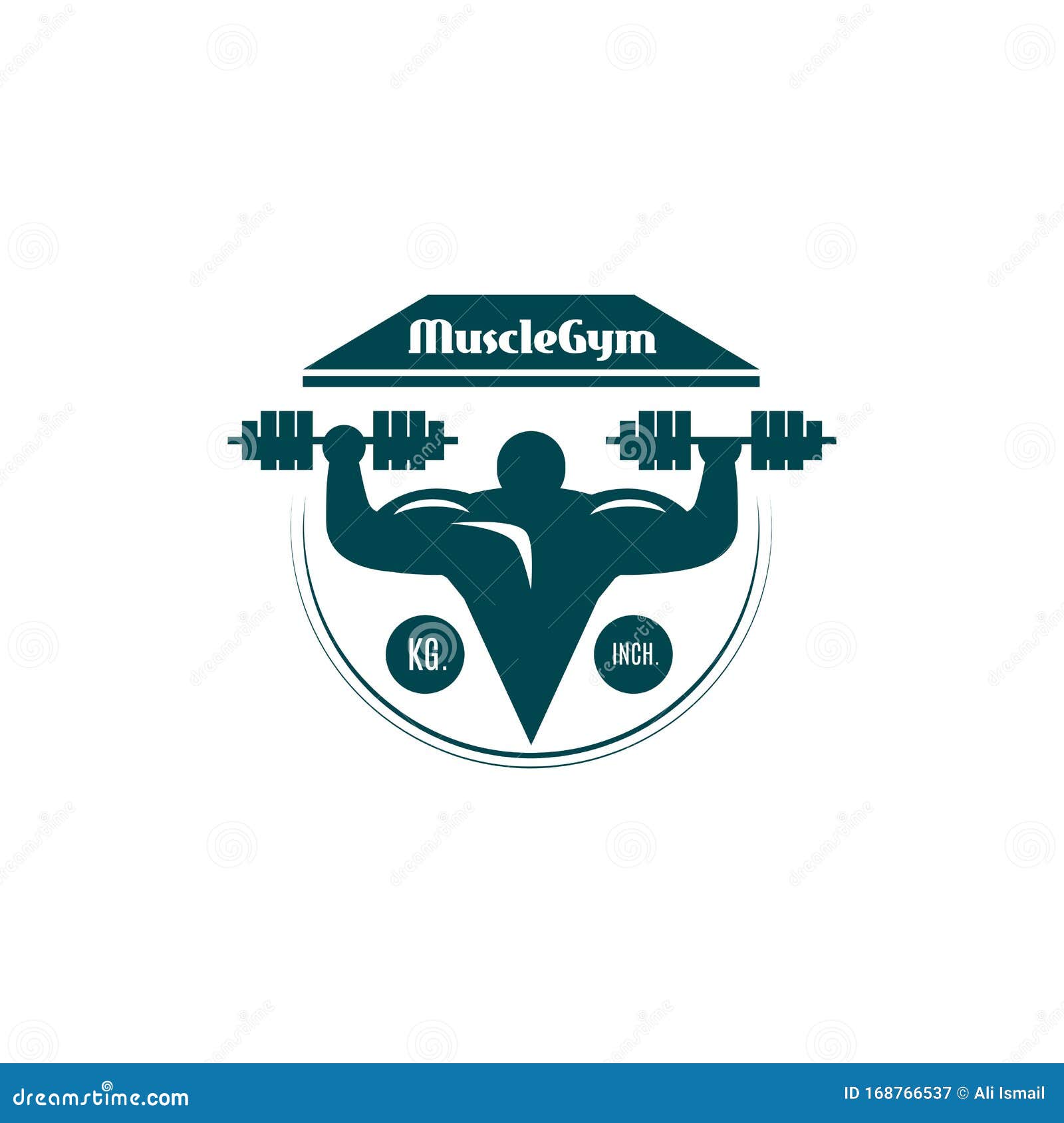 Logo palestra e fitness illustrazione vettoriale. Illustrazione di ...