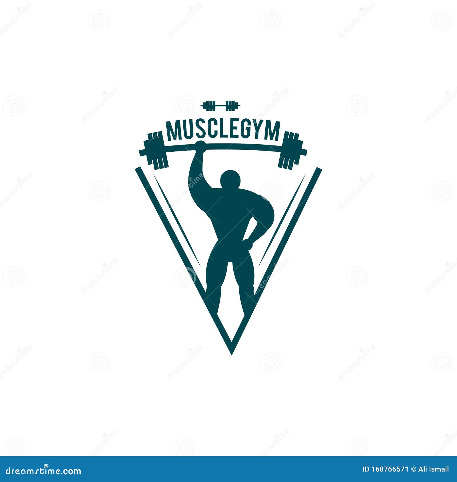 Logo palestra e fitness illustrazione vettoriale. Illustrazione di ...