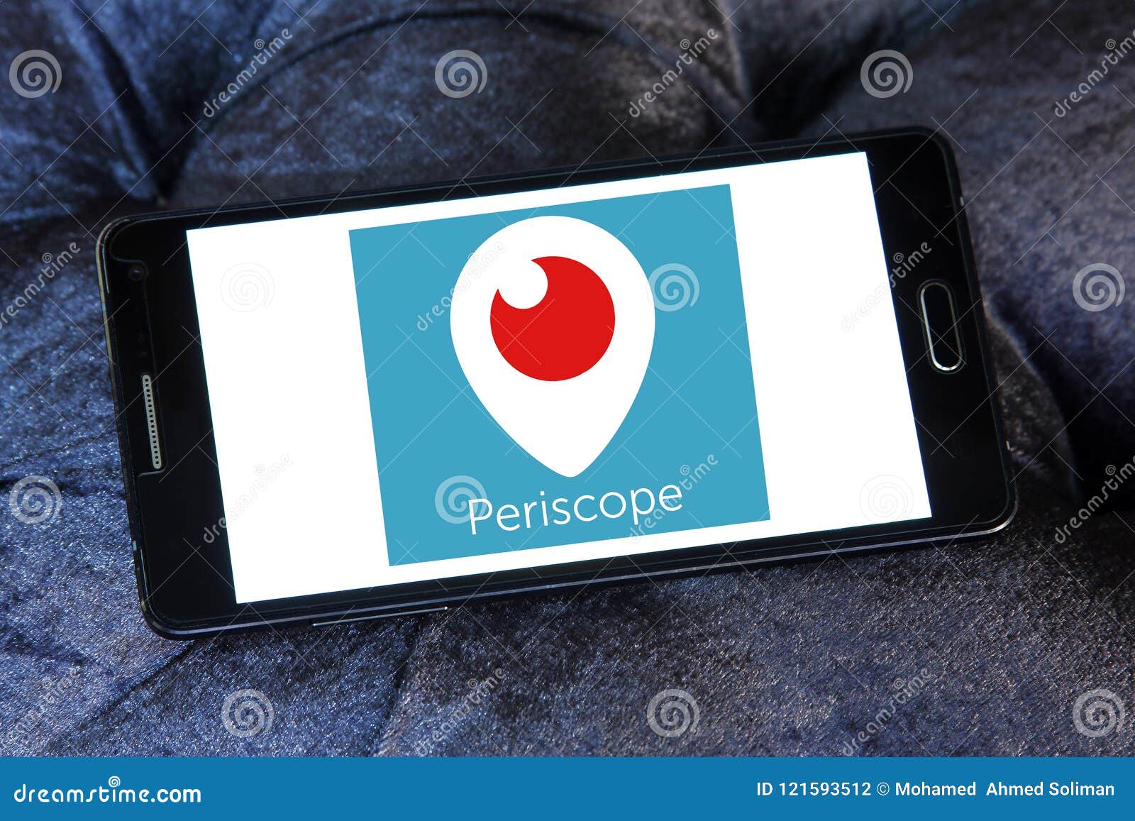 Periscope app logo editorial photography. Image of mobile - 121593512