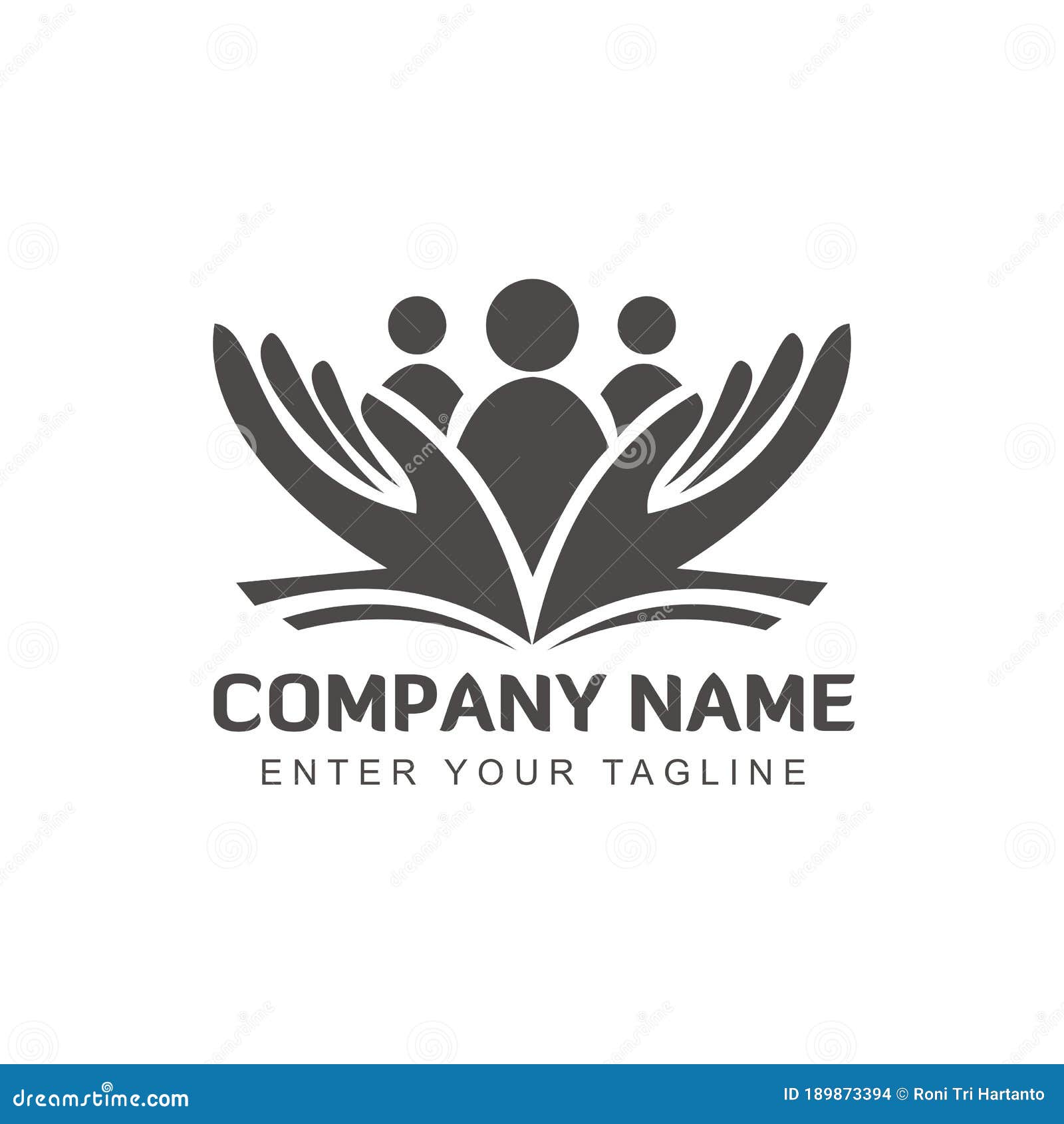 Logo of a Person Praying Vector Design Stock Vector - Illustration of ...