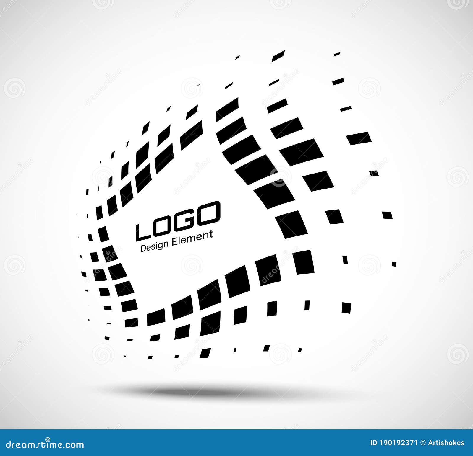 Rectangle Emblem Logo Of Maple Leaf Star With Cirular Orbit Vector ...