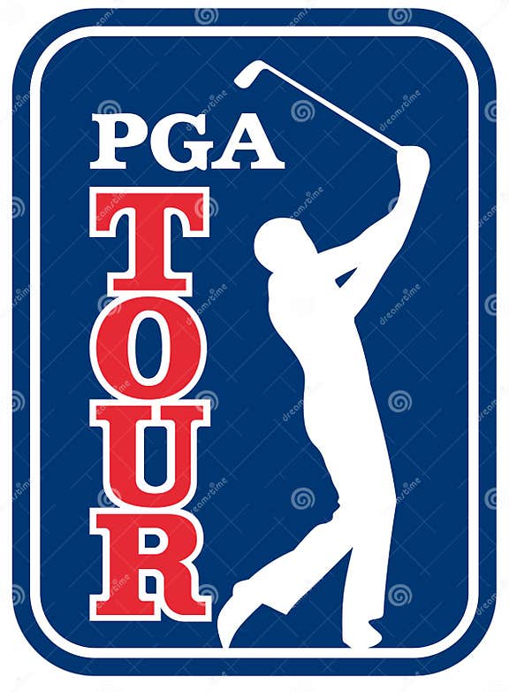 Logo of the PGA Tour stock vector. Illustration of hobby - 312158835
