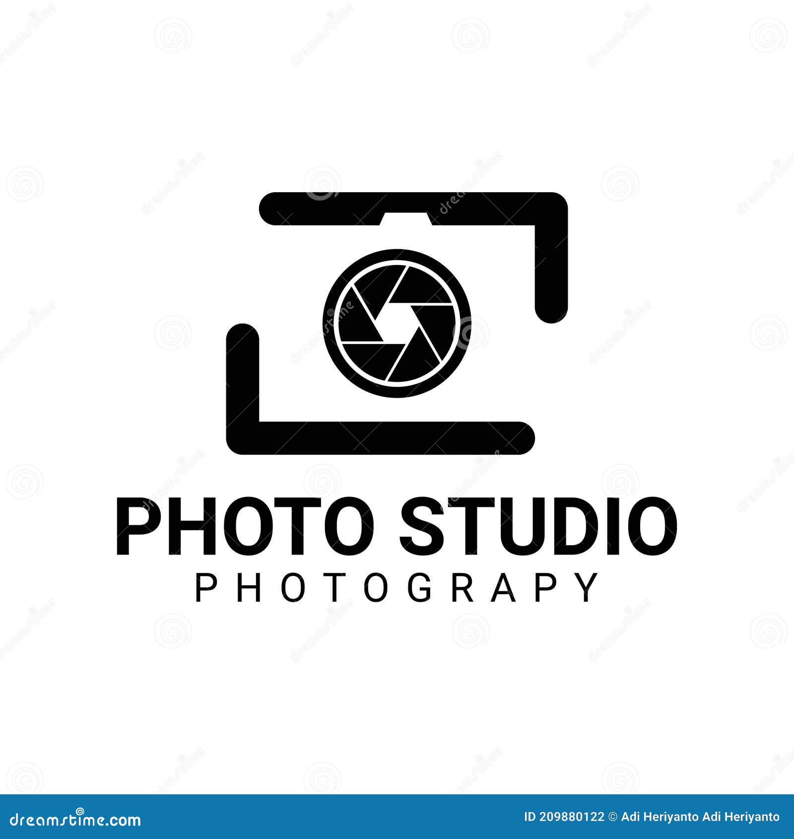 Logo photo studio illustration de vecteur. Illustration du photographe ...