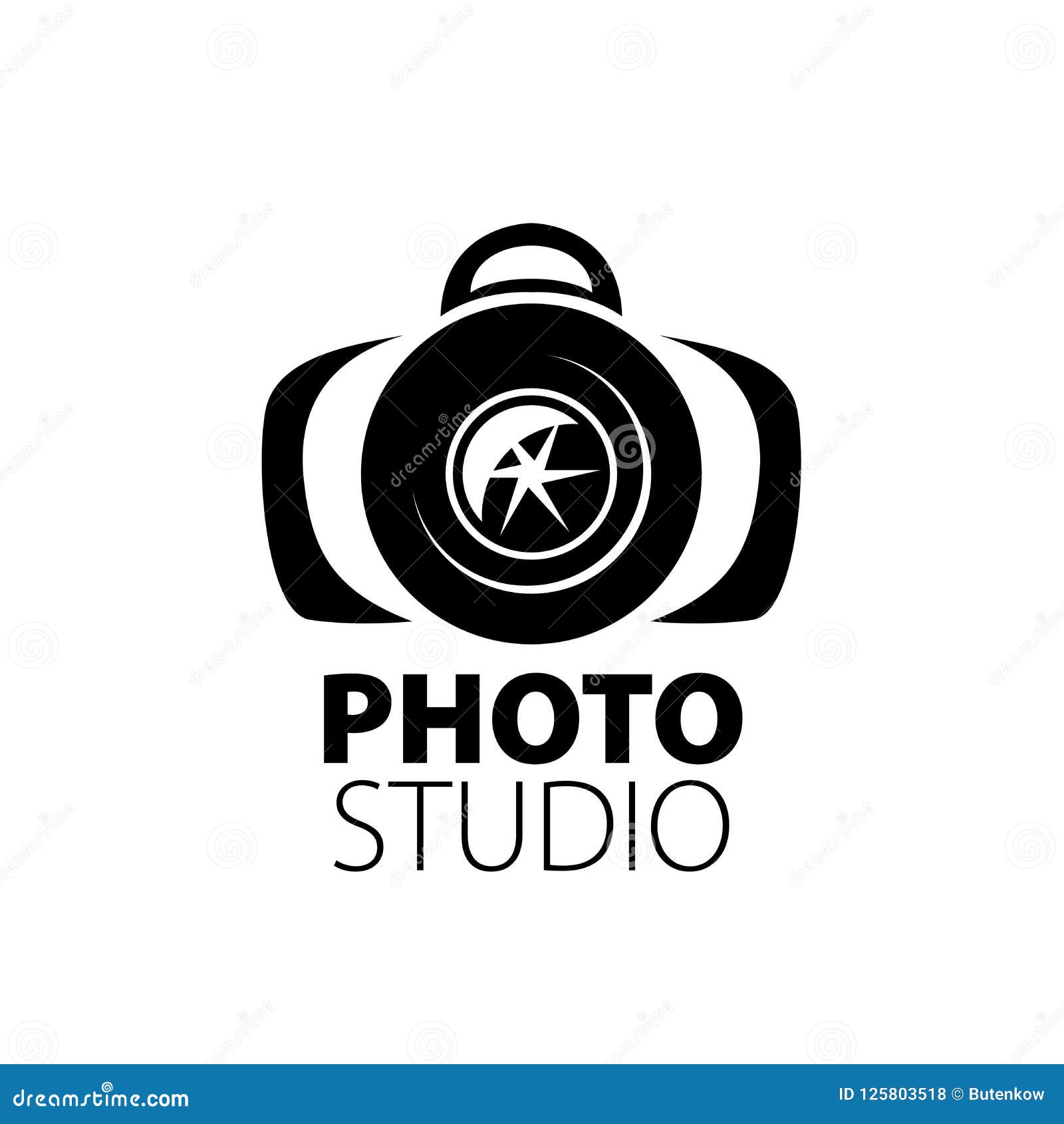 Logo for photo studio stock vector. Illustration of label - 125803518