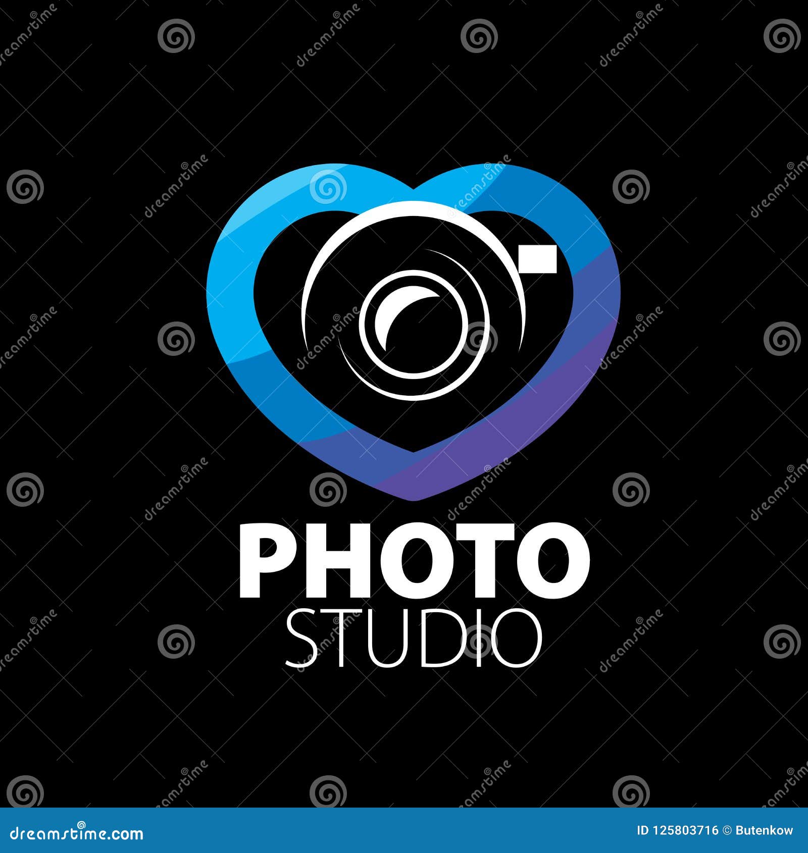 Logo for photo studio stock vector. Illustration of equipment - 125803716
