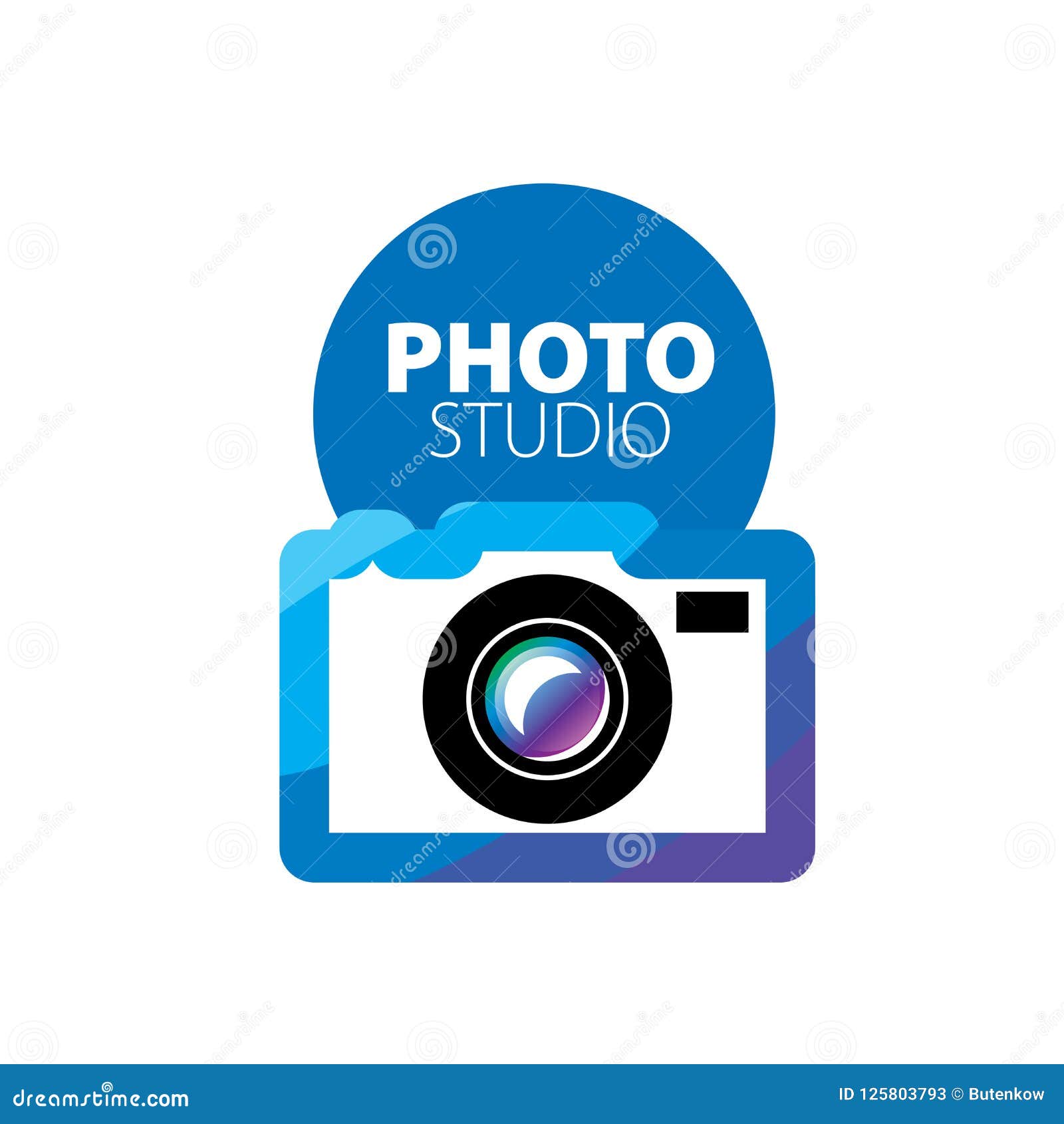 Logo for photo studio stock vector. Illustration of lens - 125803793
