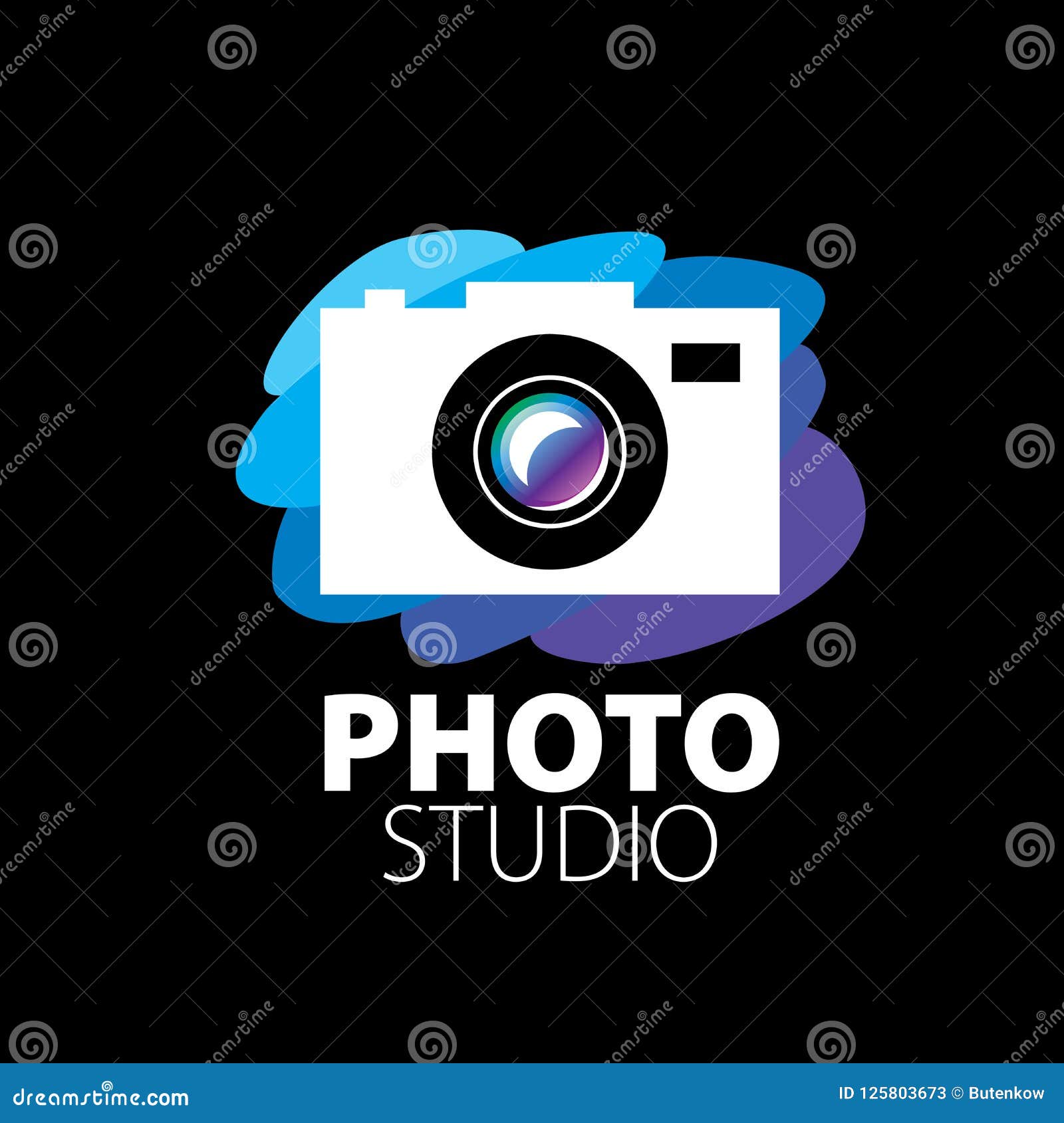 Logo for photo studio stock vector. Illustration of frame - 125803673