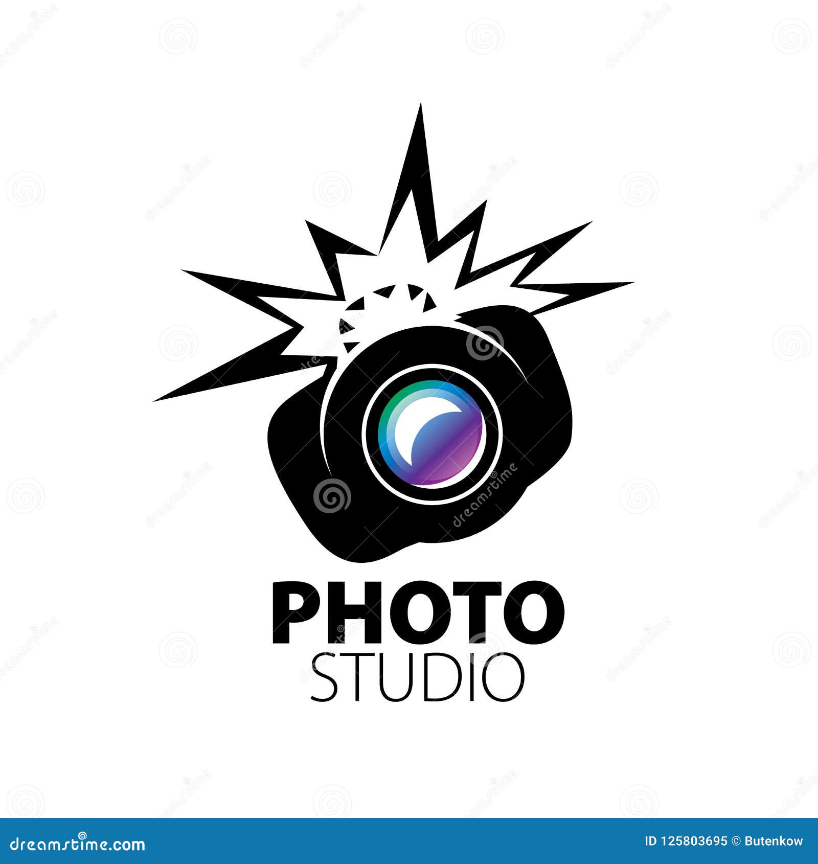 Logo for photo studio stock vector. Illustration of design - 125803695