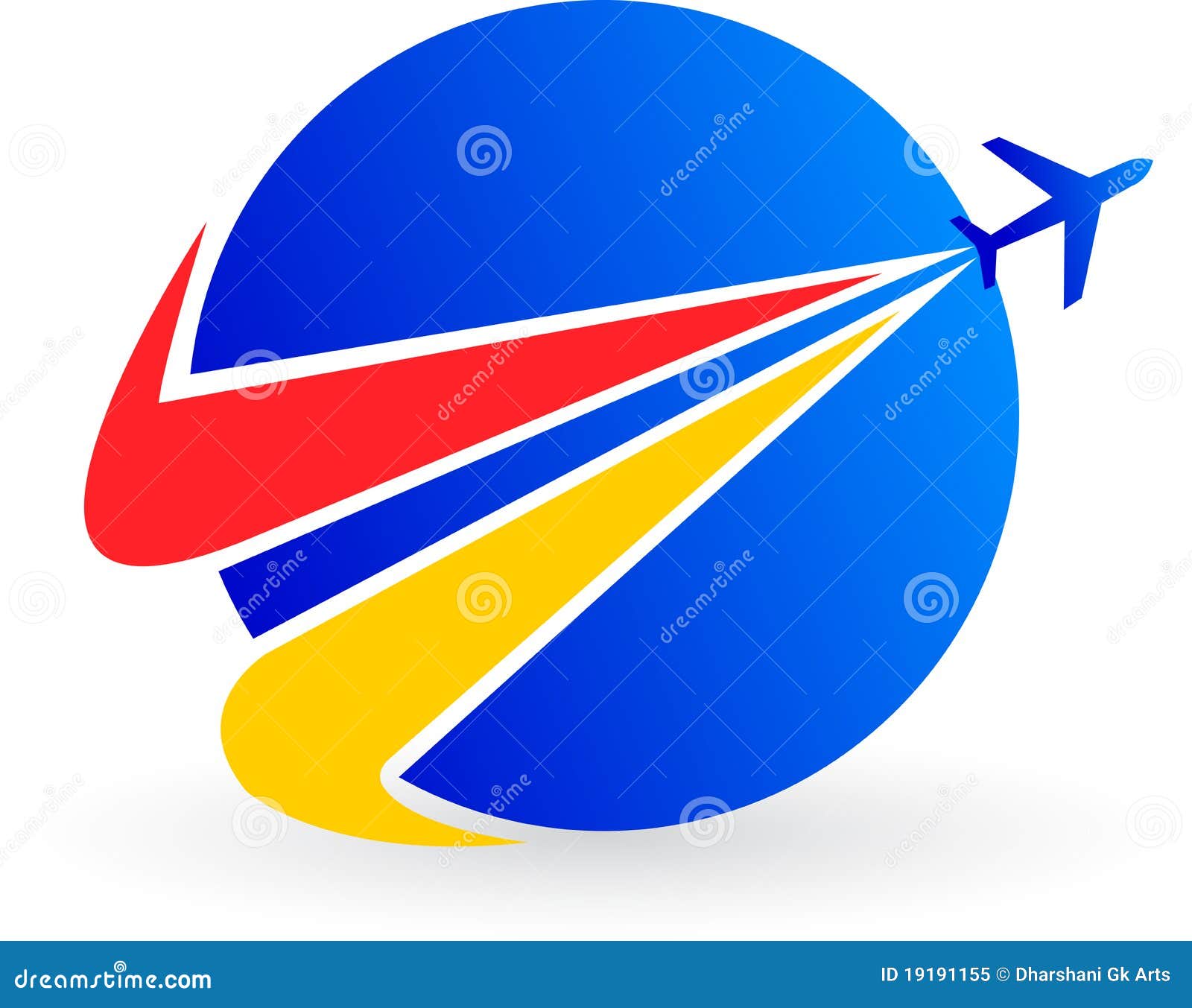 Logo plat illustration de vecteur. Illustration du compagnie - 19191155