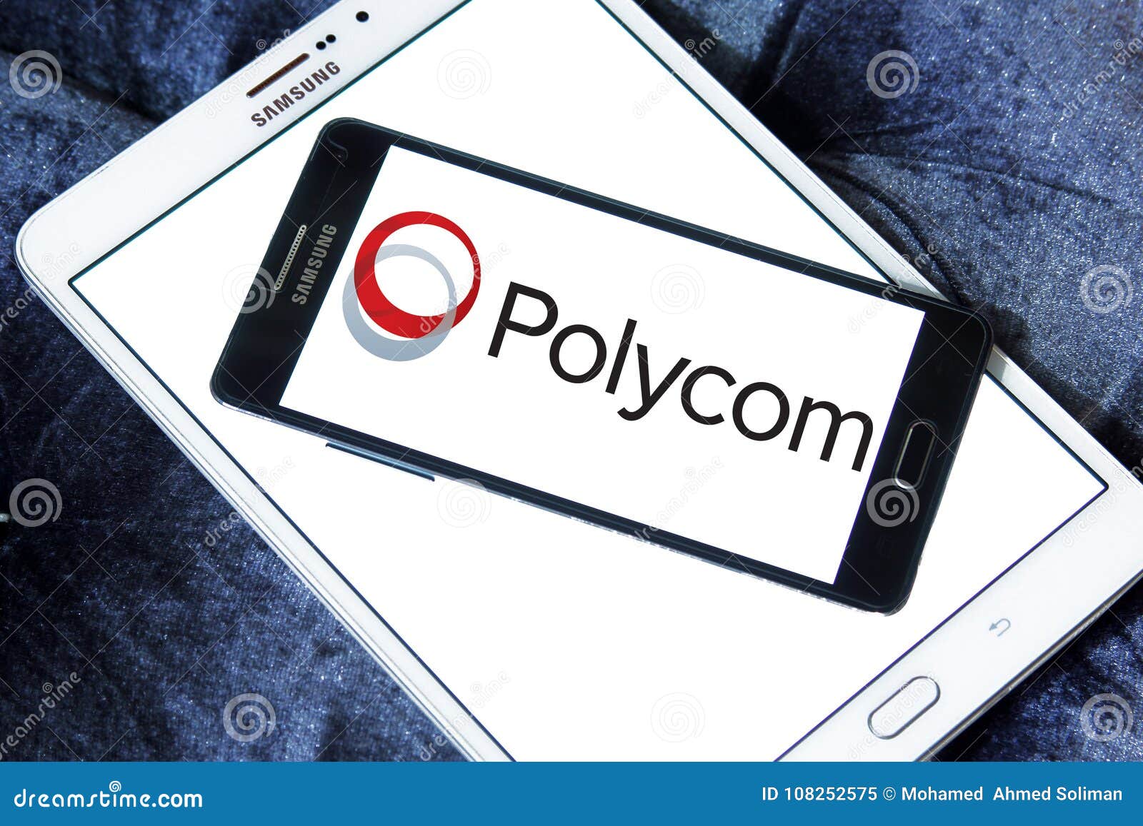 Polycom company logo editorial image. Image of logos - 108252575