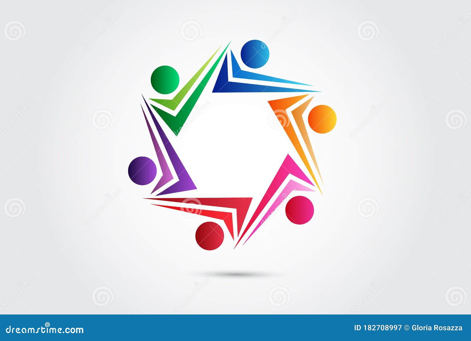 Logo Partners Team People Connections Icon Vector | CartoonDealer.com ...