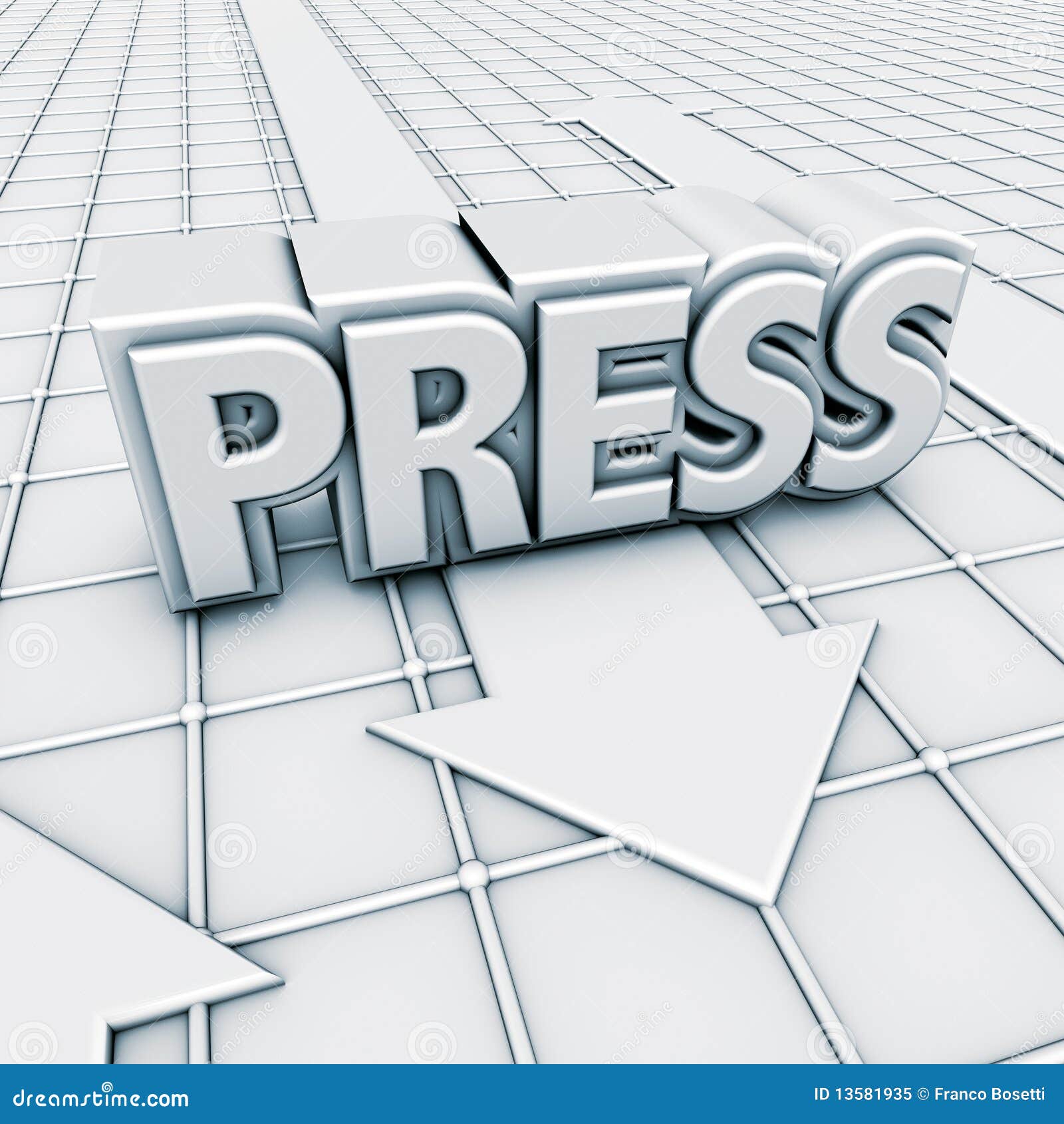 Logo press and arrows stock illustration. Illustration of press - 13581935