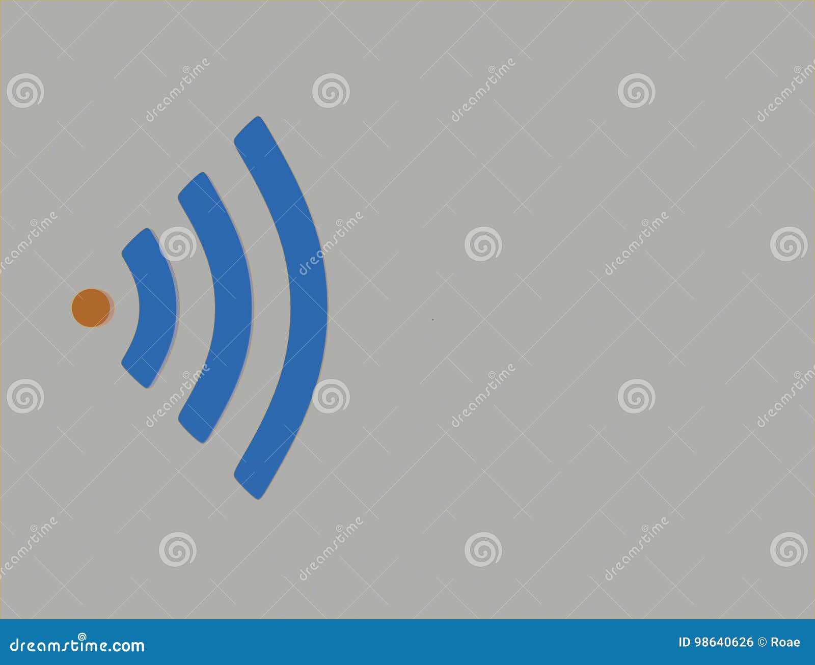 Logo pulsante di wifi illustrazione di stock. Illustrazione di ...