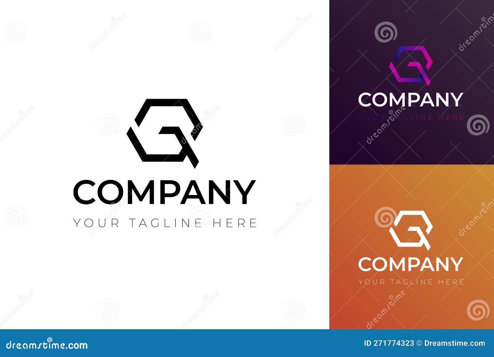 Q Letter Logo for Business in Different Concept, Company Startup or ...