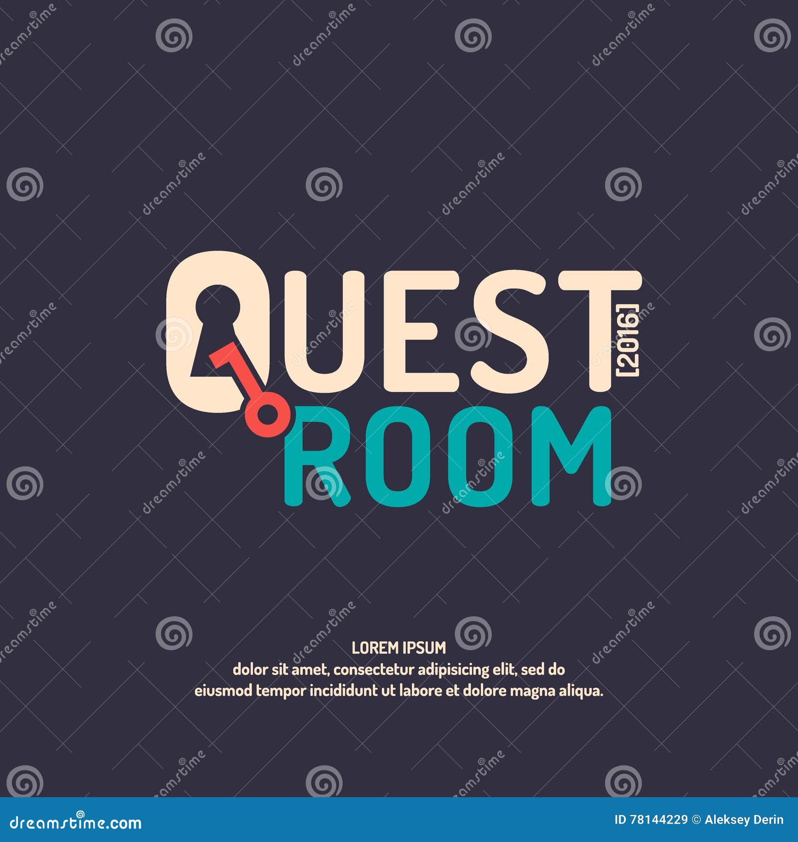 The Logo for the Quest Room. Stock Vector - Illustration of labyrinth ...