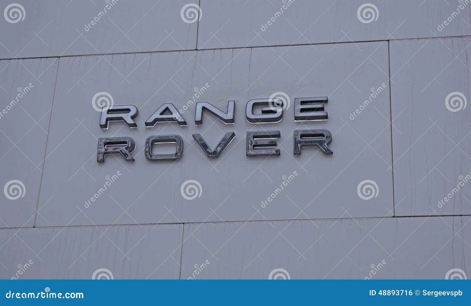 Logo Range Rover photo éditorial. Image du mobile, graphisme - 48893716