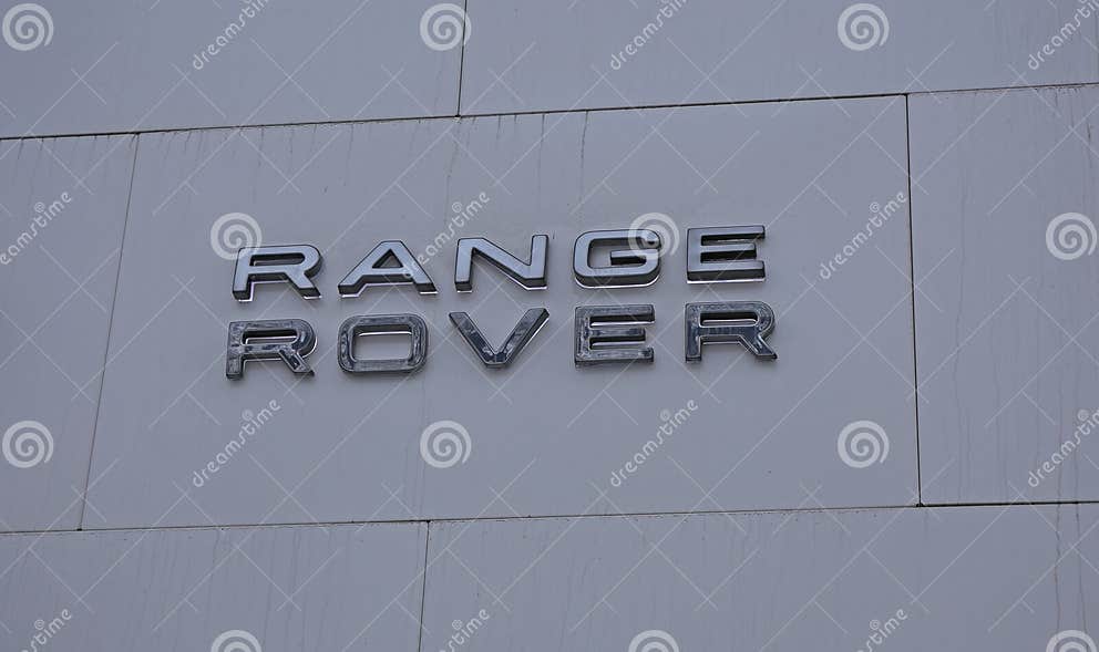 Logo Range Rover photo éditorial. Image du mobile, graphisme - 48893716