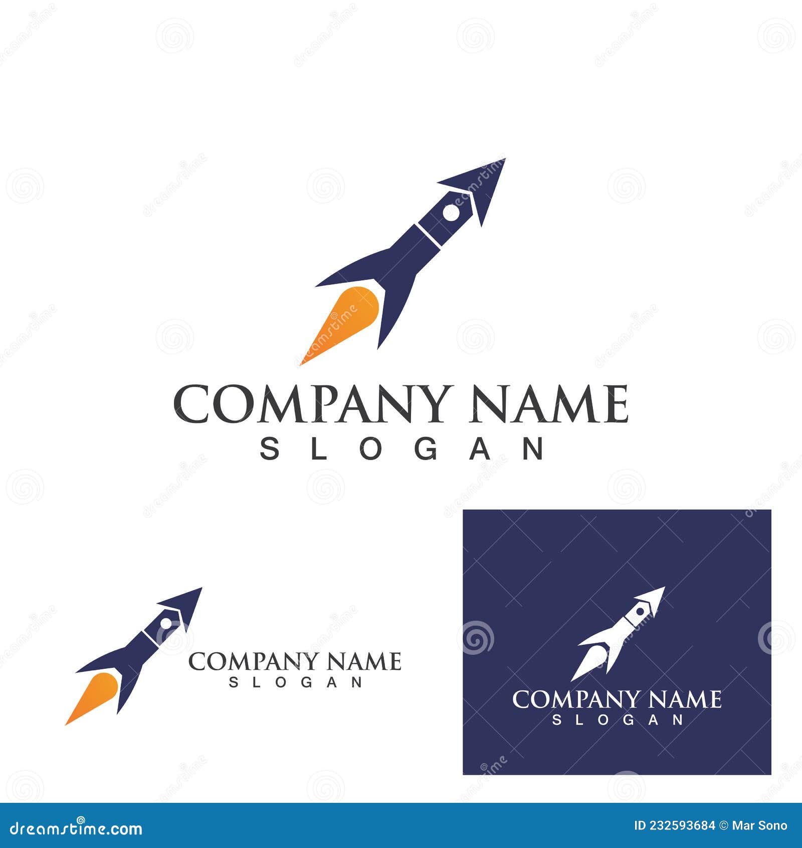 Logo Razzo E Simbolo Vettoriale Eps10 Illustrazione Vettoriale ...