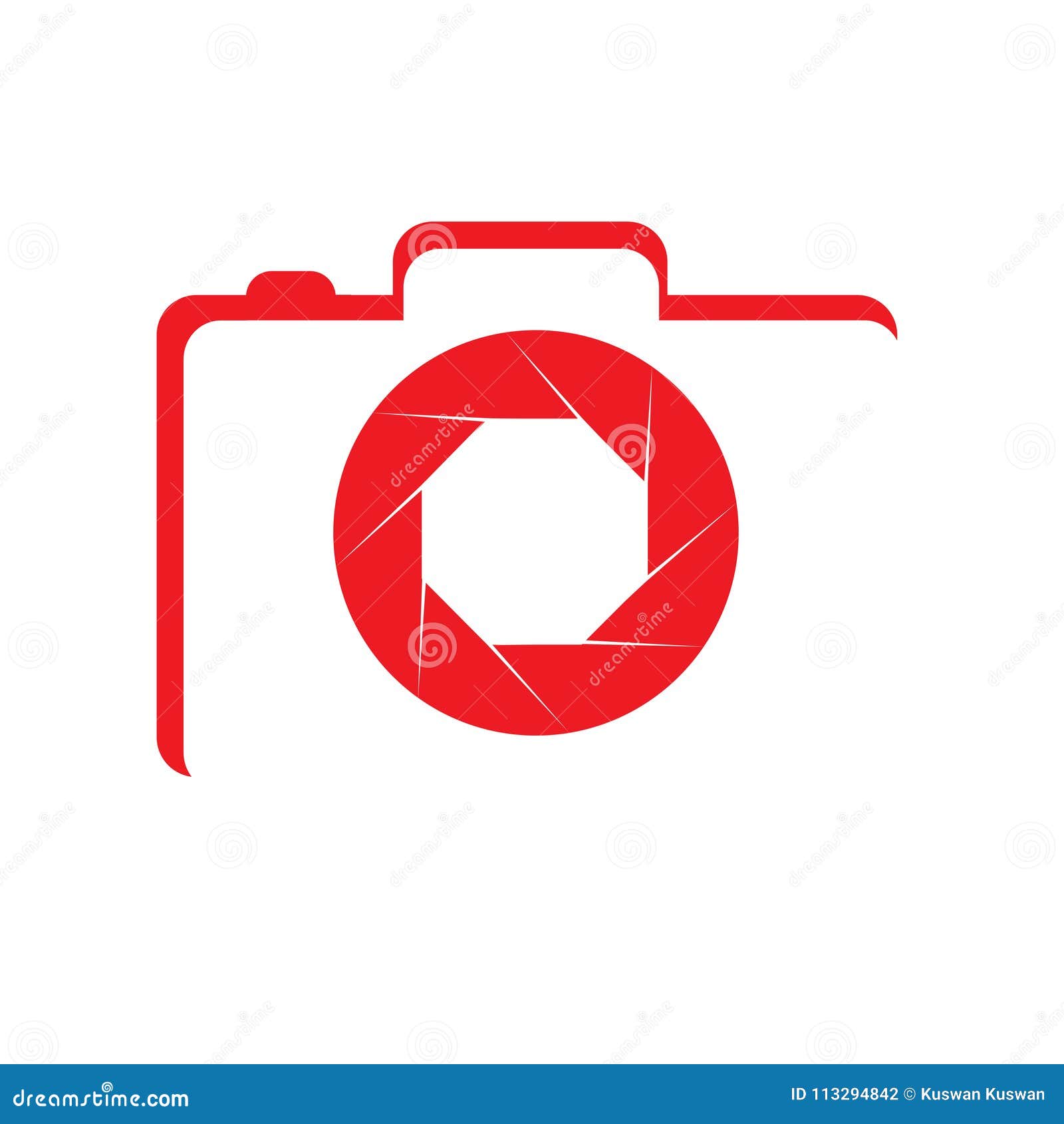 Logo Red Camera simple stock de ilustración. Ilustración de elemento ...