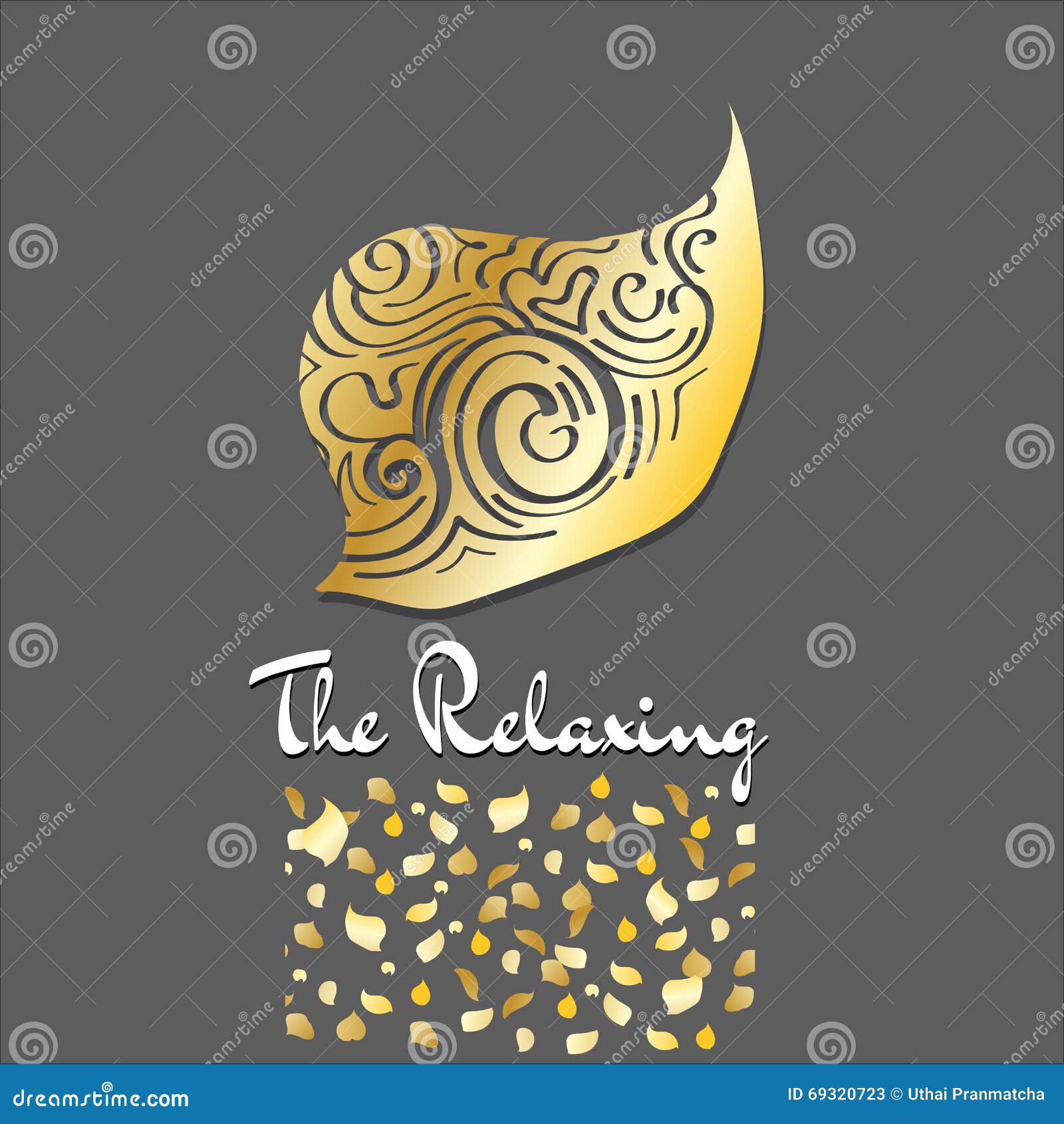 Logo about Relaxing Design-vector Stock Vector - Illustration of logo ...