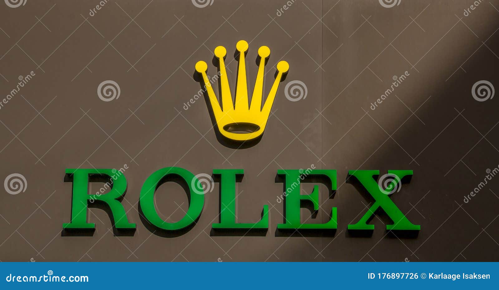 The Logo of the Rolex Building in Aarhus Editorial Photo - Image of ...