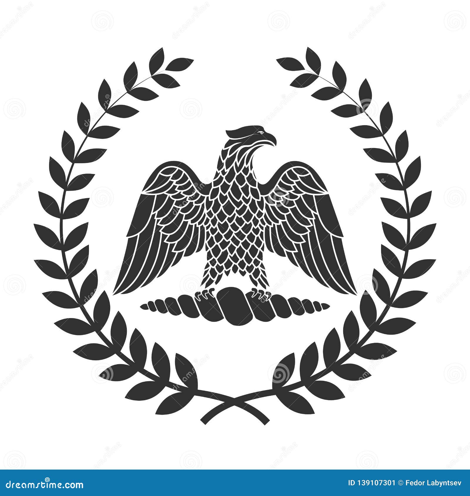 Logo of the Roman eagle stock vector. Illustration of civilization ...