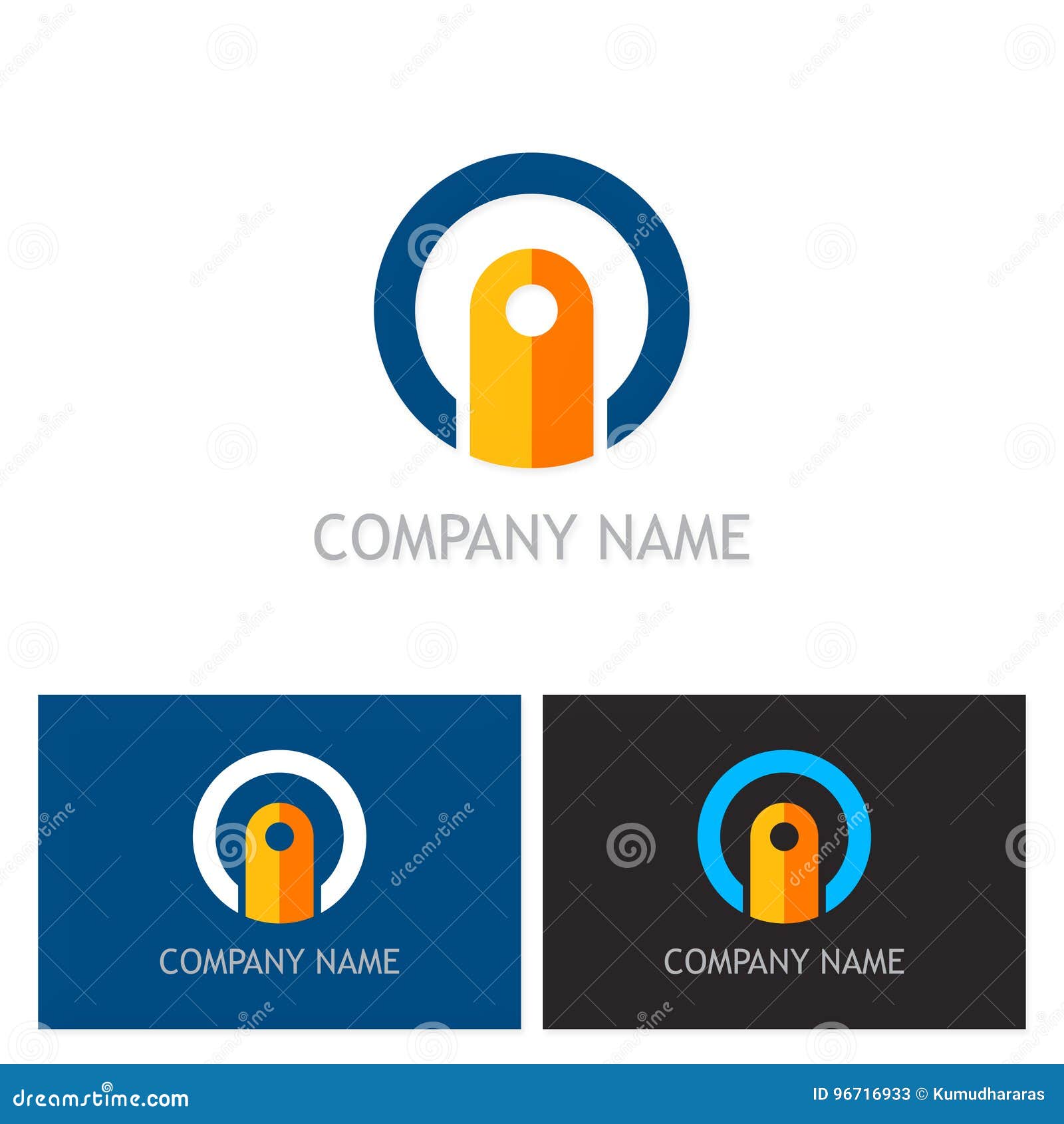 Logo Rond De Technologie De Tache Illustration de Vecteur ...