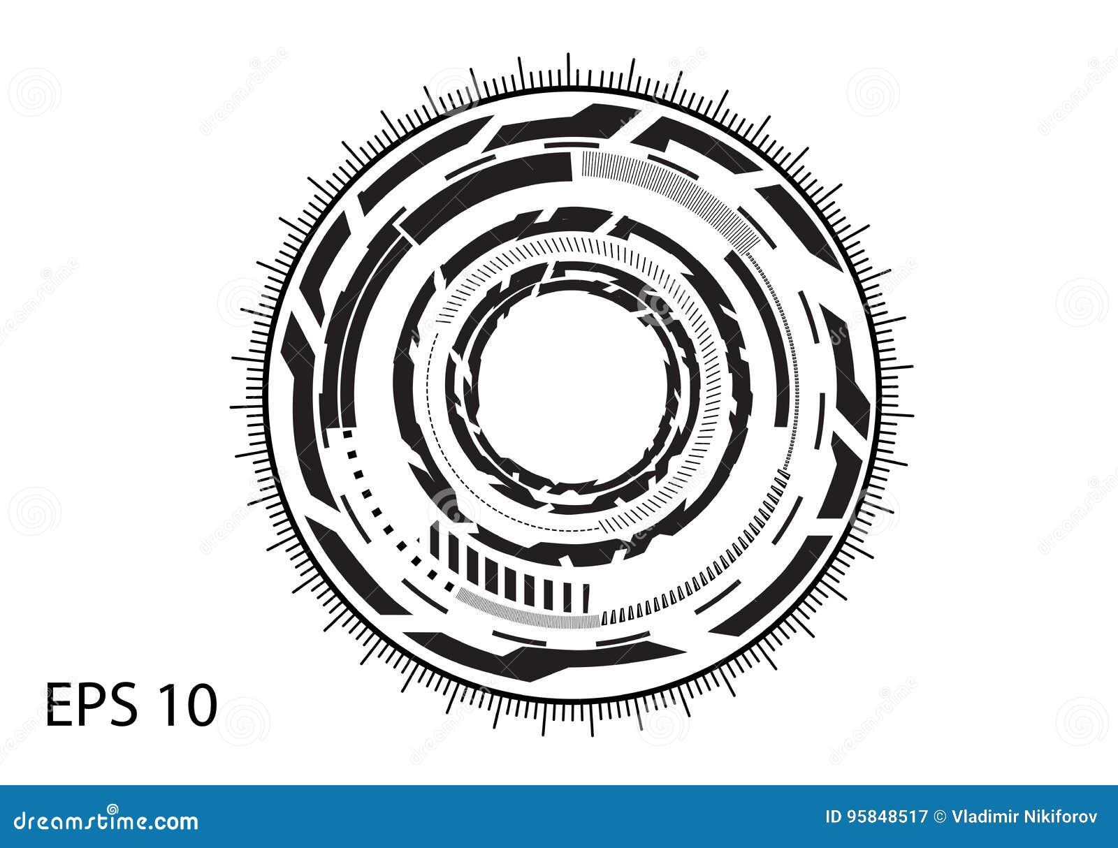 Logo Rond Sur Le Fond Blanc Illustration de Vecteur - Illustration du ...