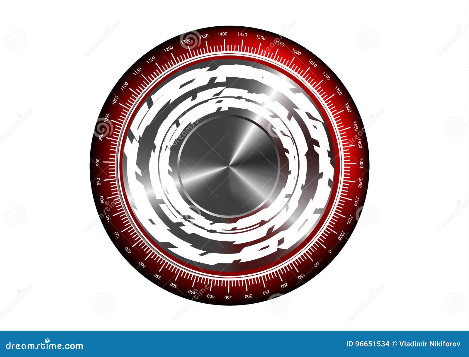 Logo Rond Sur Le Fond Blanc Illustration de Vecteur - Illustration du ...