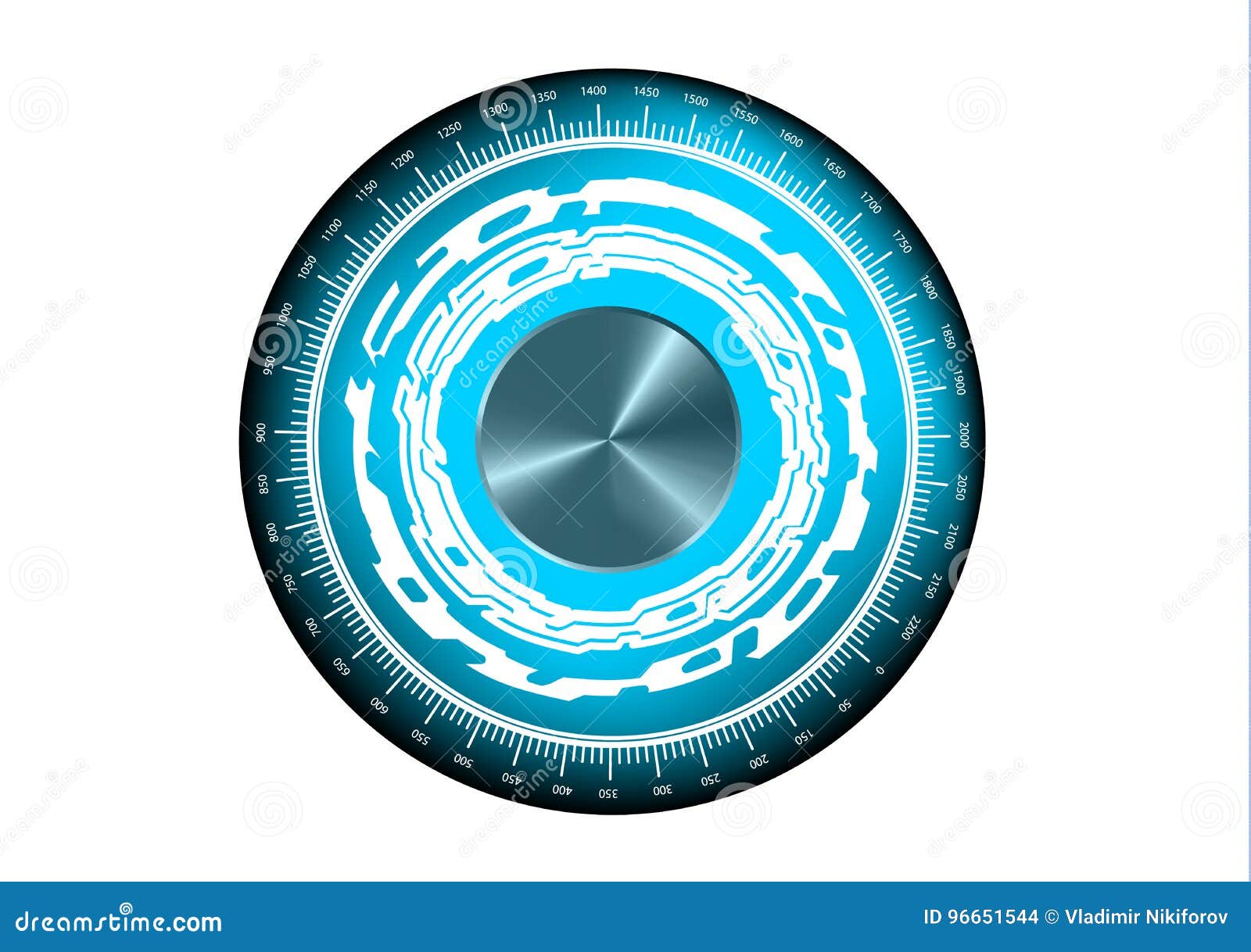 Logo Rond Sur Le Fond Blanc Illustration de Vecteur - Illustration du ...