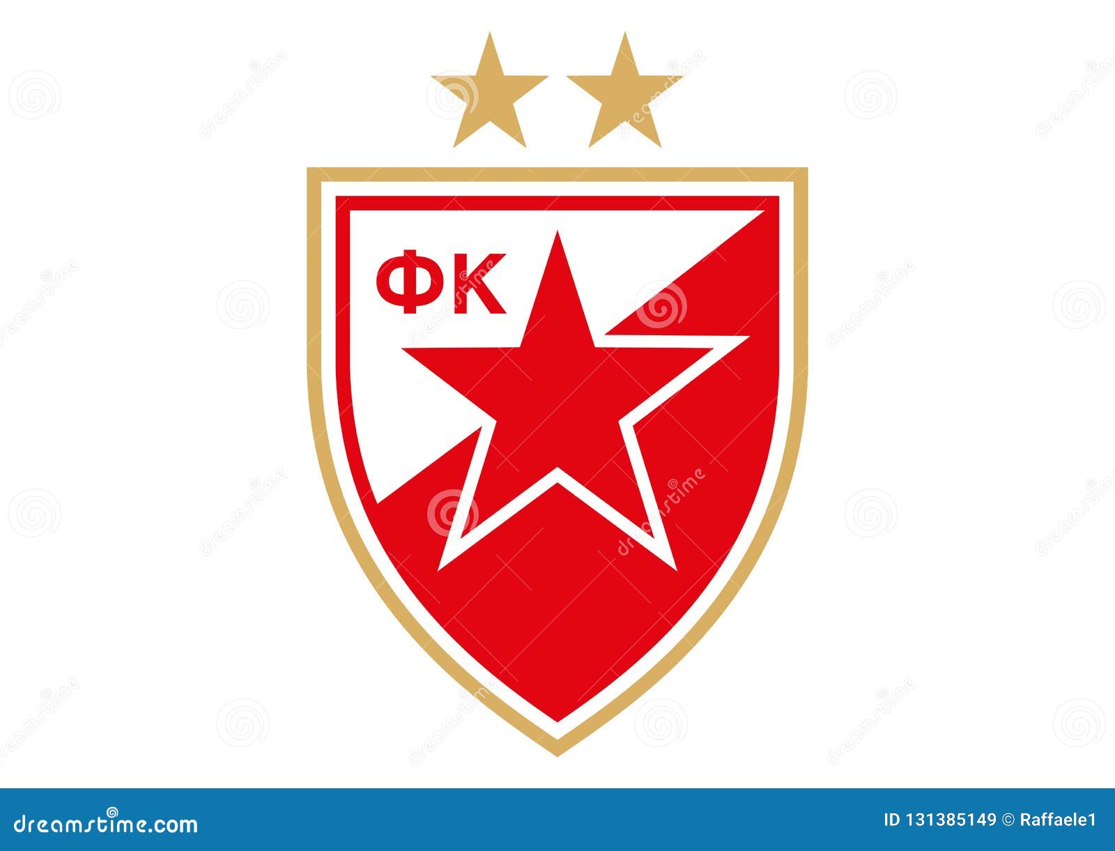 Logo rouge d'étoile image stock éditorial. Illustration du équipes ...