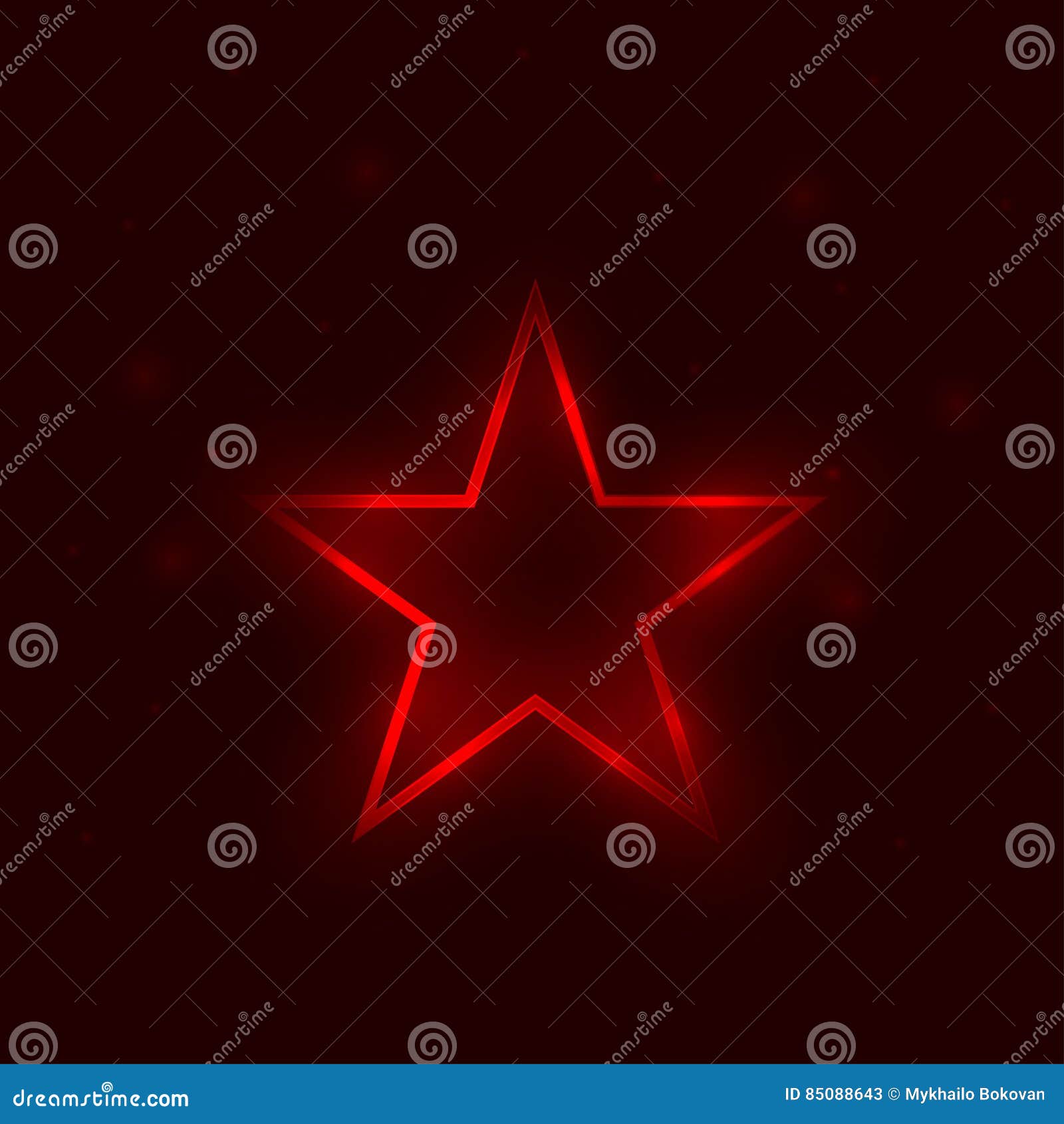 Logo rouge d'étoile illustration de vecteur. Illustration du concept ...