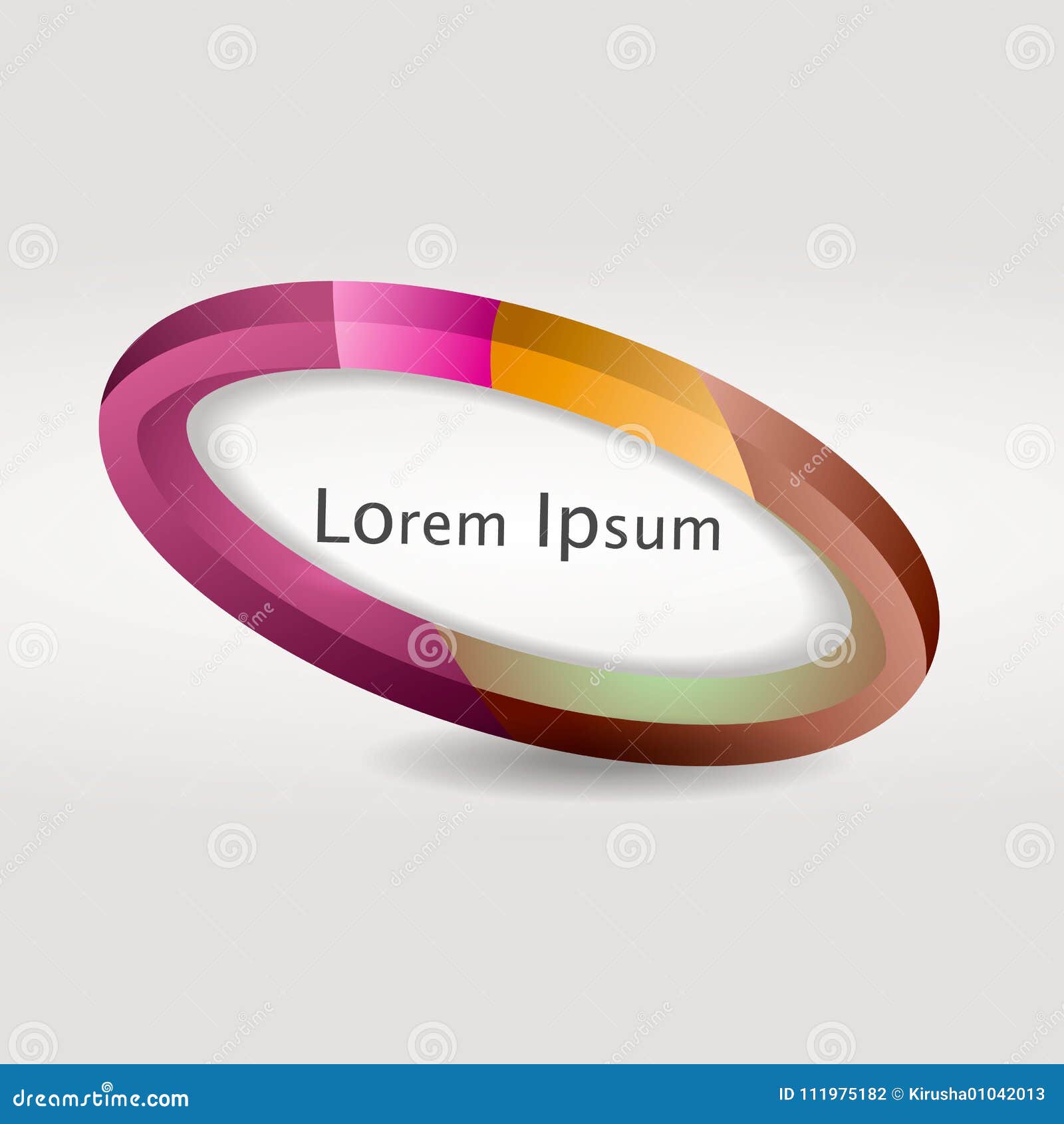 Logo of a round shape stock illustration. Illustration of creative ...