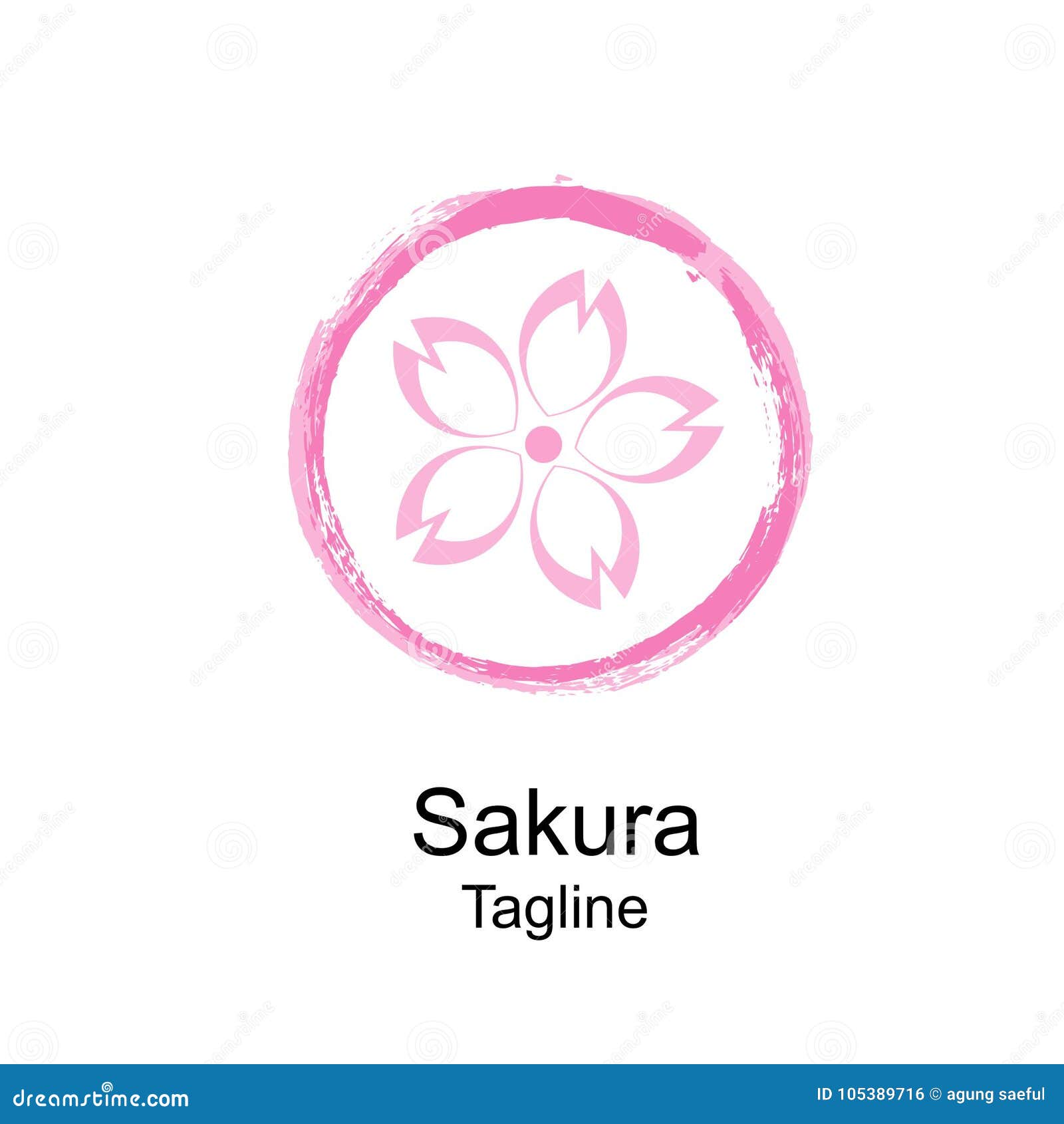 Logo of Sakura Abstract Design and Geometric Stock Vector ...