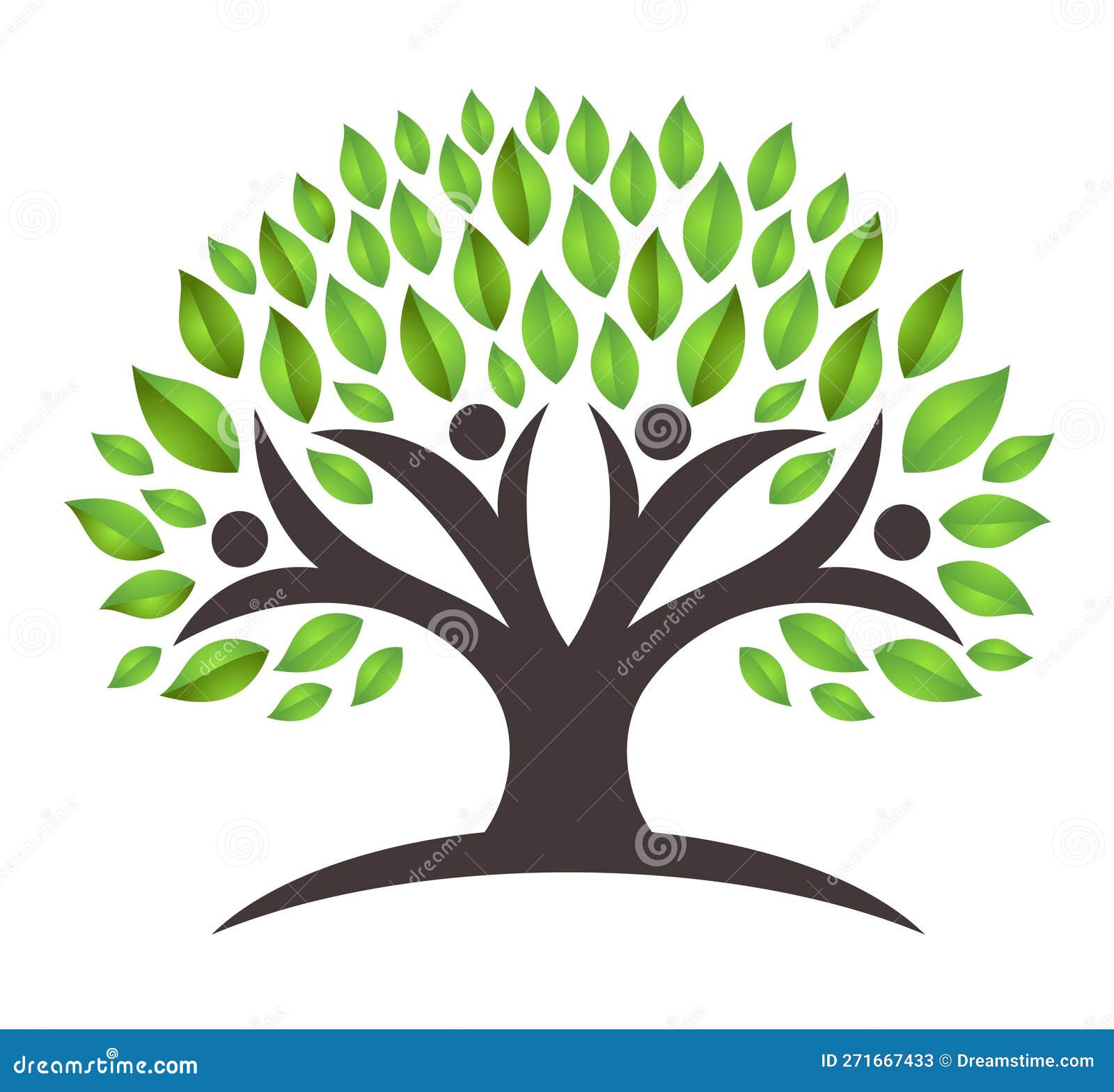Family Tree Logo stock vector. Illustration of plant - 271667433