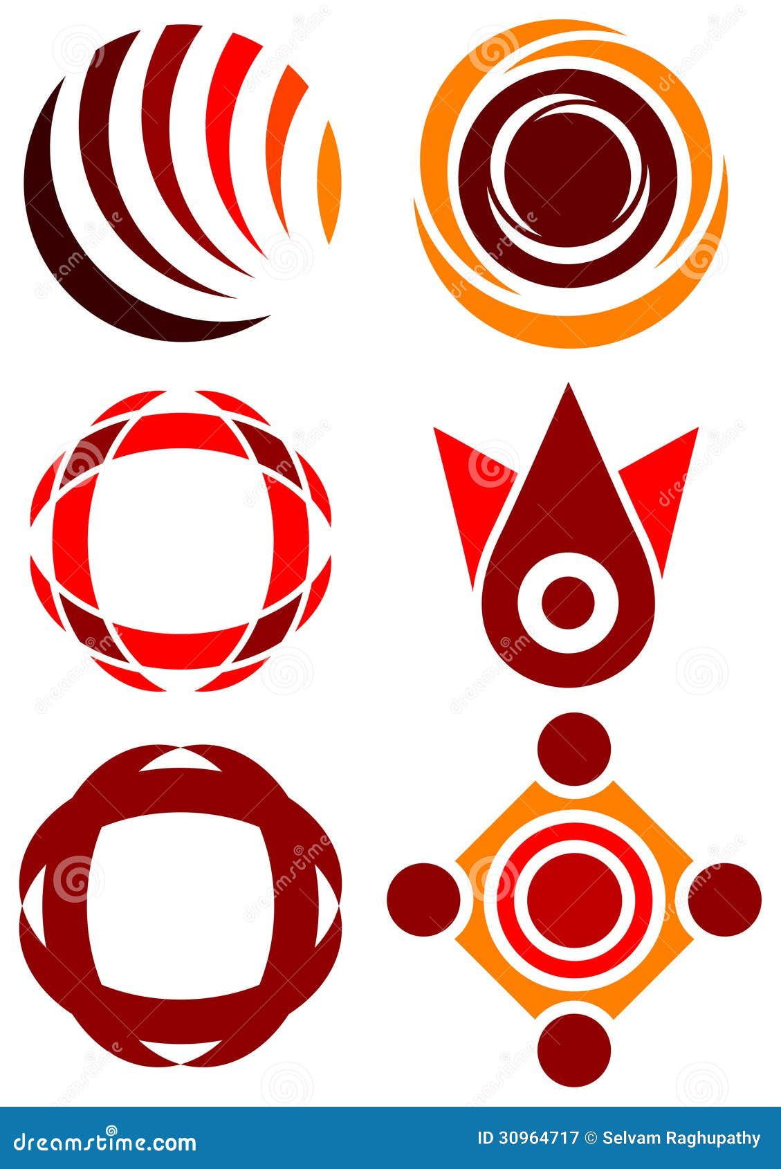 Logo set stock vector. Illustration of technology, collection - 30964717