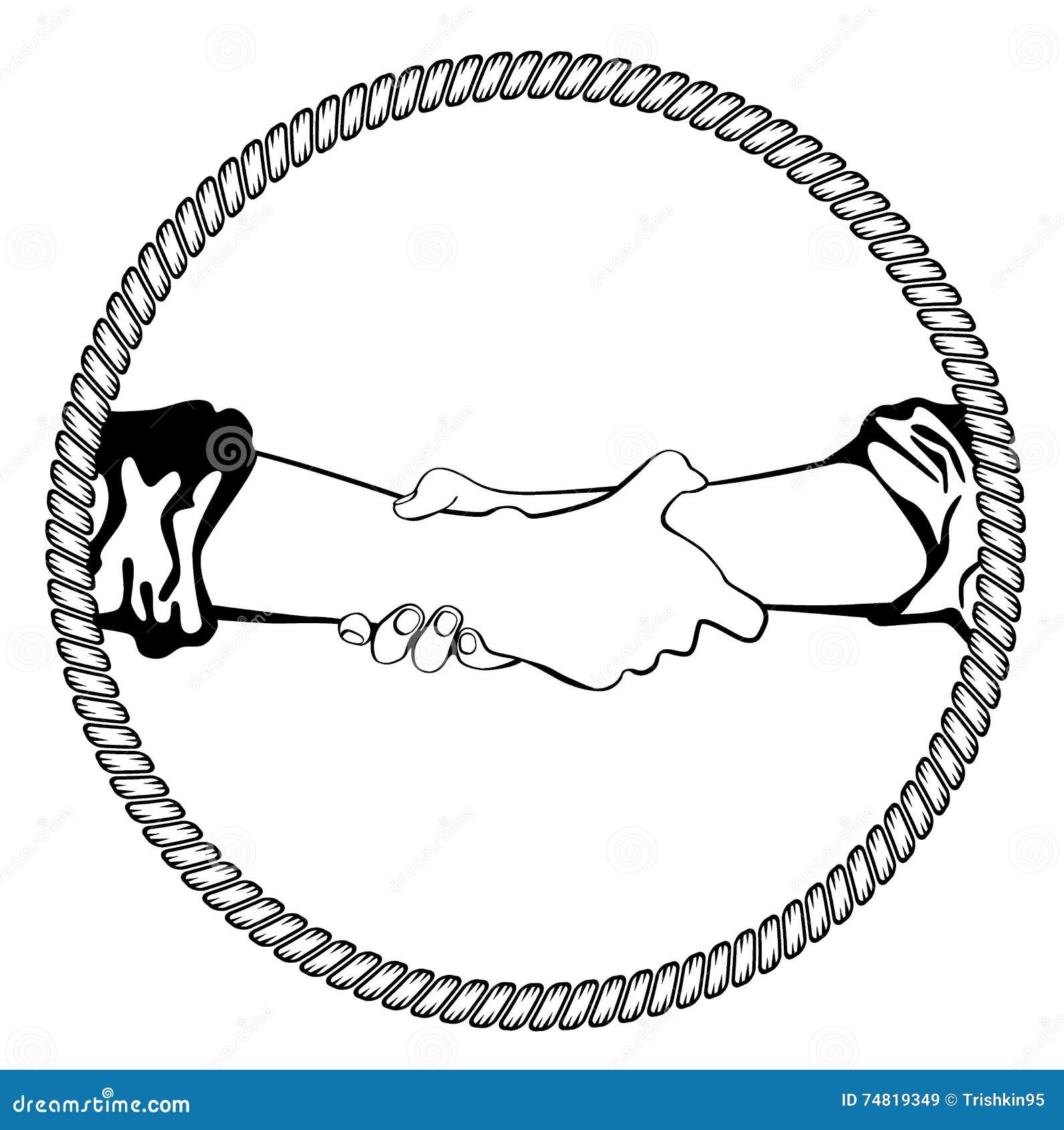 Logo Shake Hand Business Vector. Stock Vector - Illustration of meeting ...