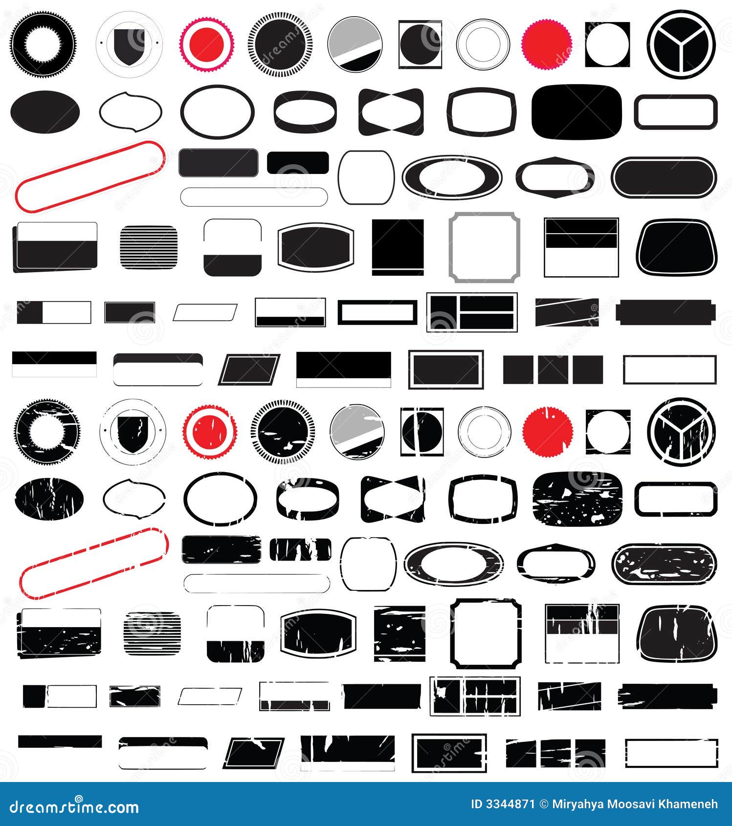 Logo shape designs No.1 stock vector. Illustration of banner - 3344871