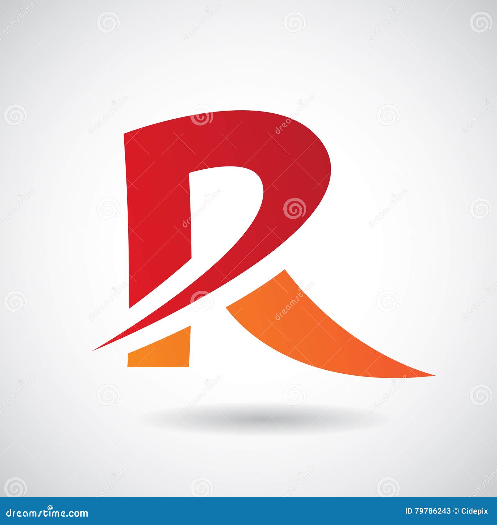 Logo Shape E Icono De La Letra R, Ejemplo Del Vector Ilustración del ...