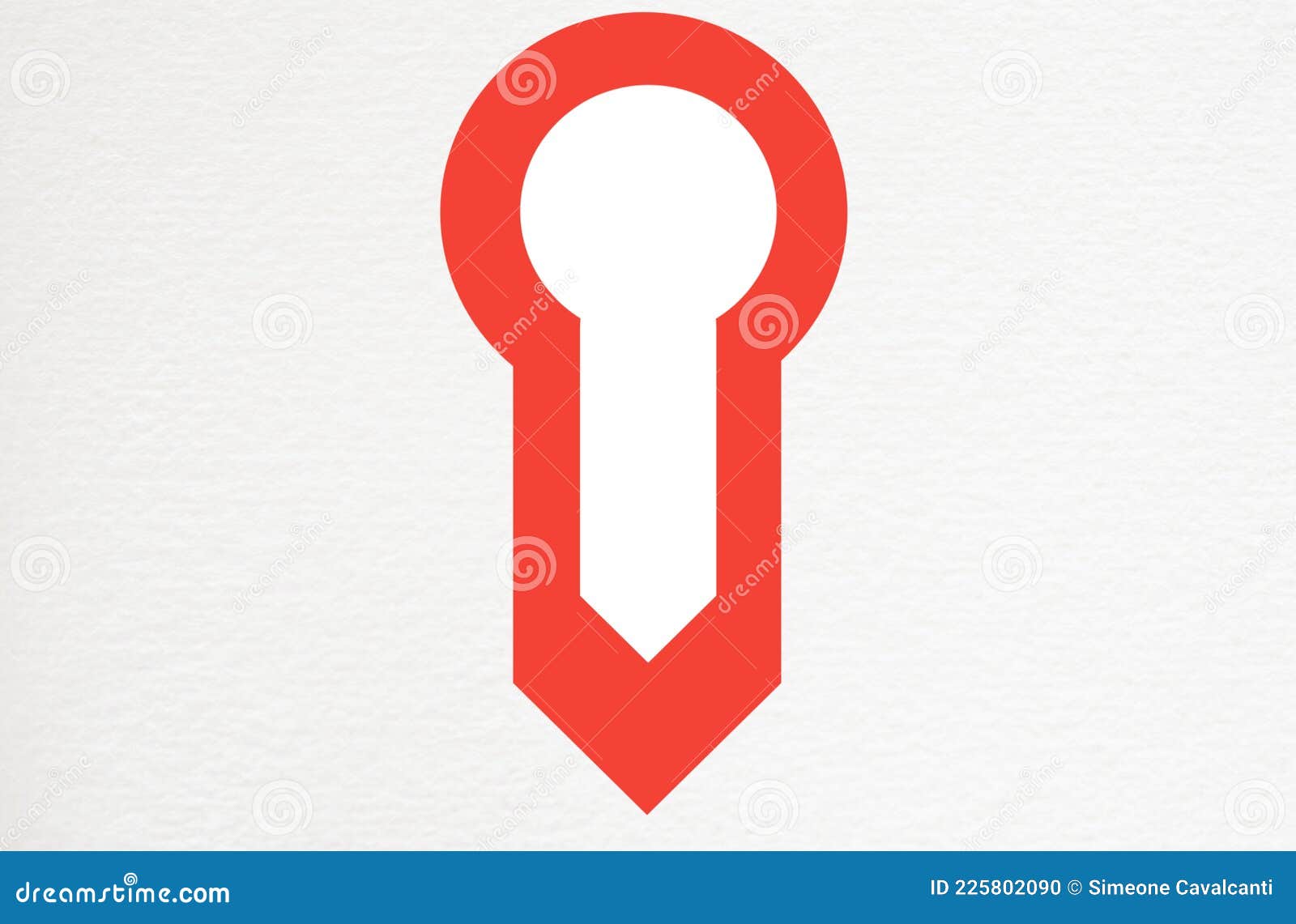 Logo in the Shape of a Lock. Can Be Implemented in Any Disclosure or ...