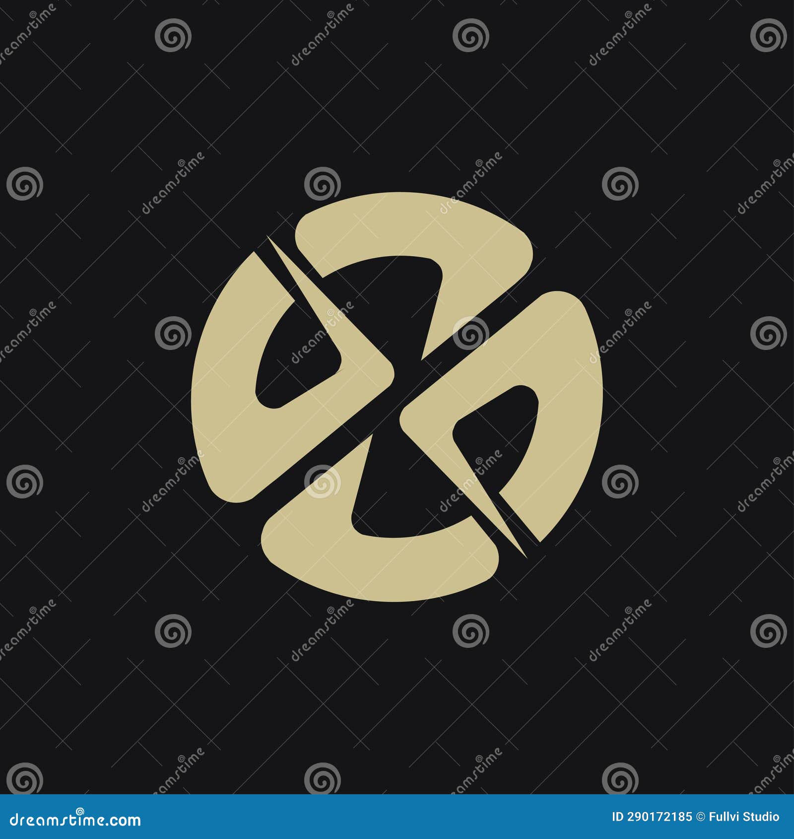 Logo Shape Oval Simple. Logo Template Design Full Filosofis Stock ...