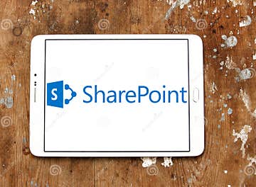SharePoint logo editorial photography. Image of editorial - 118565802
