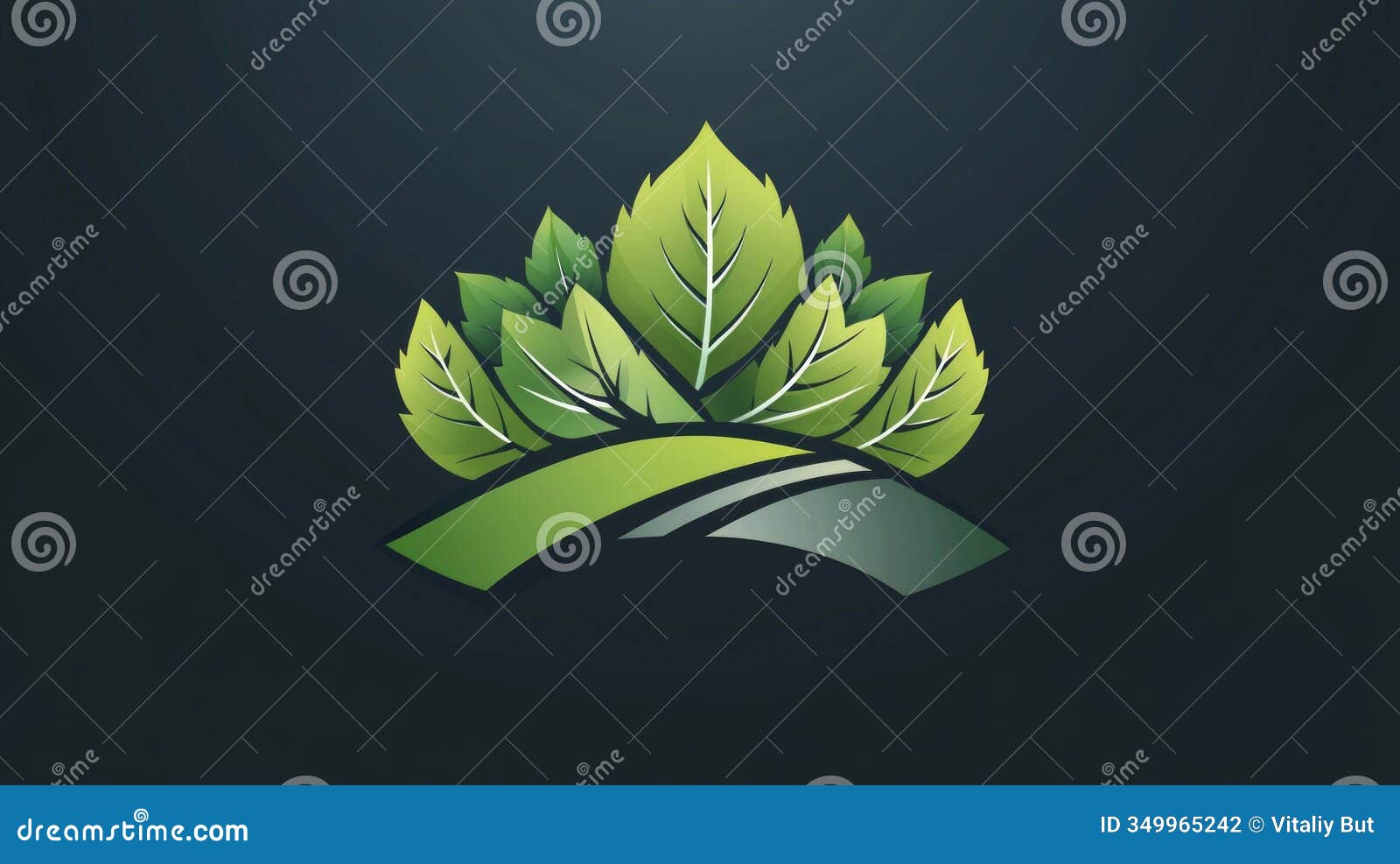 Logo Showcases Unique Blend of Green Leaves and Transportation Symbols ...
